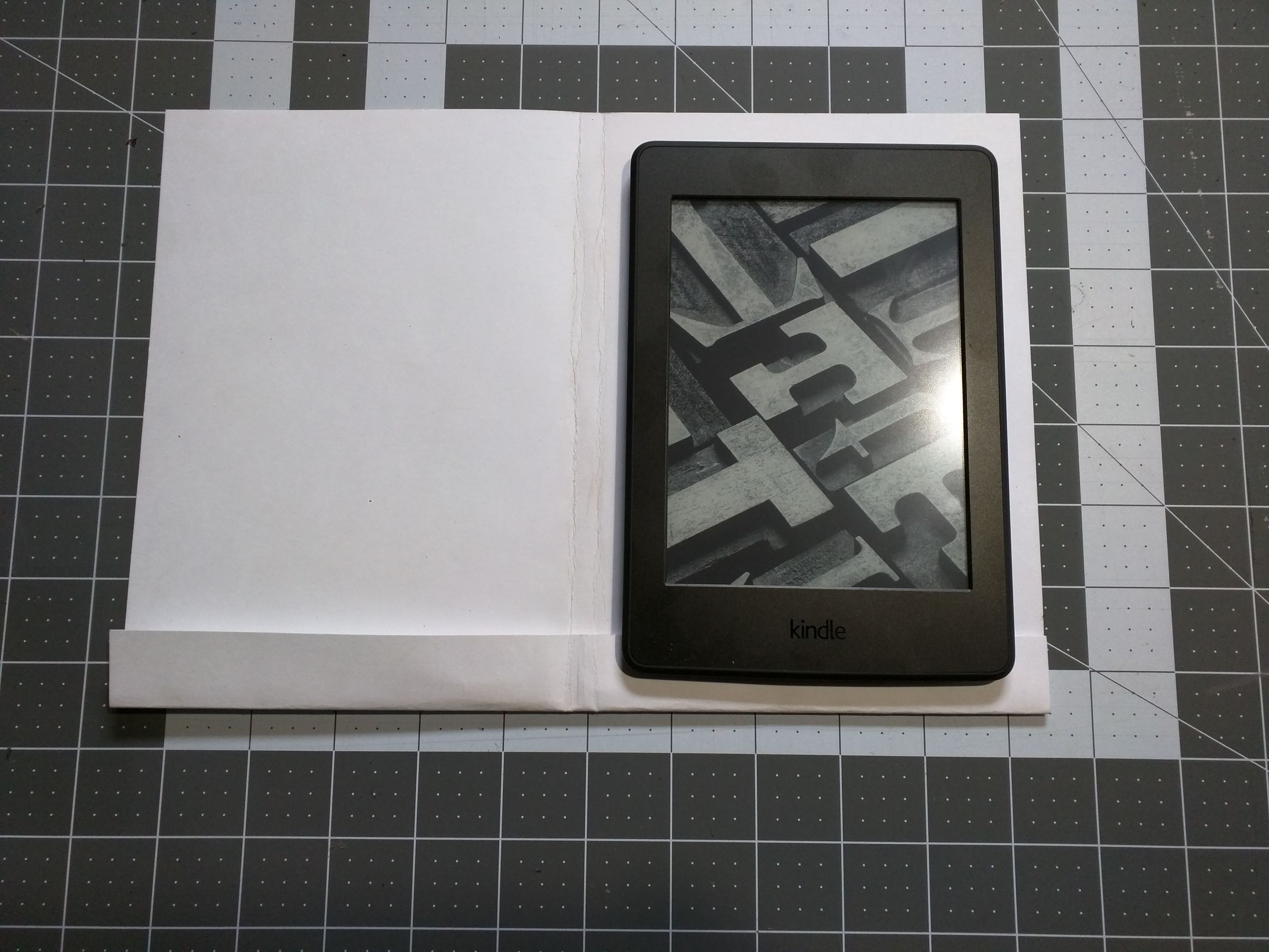 Kindle Paperwhite Realistic Leather Book Cover : 5 Steps (with Pictures ...