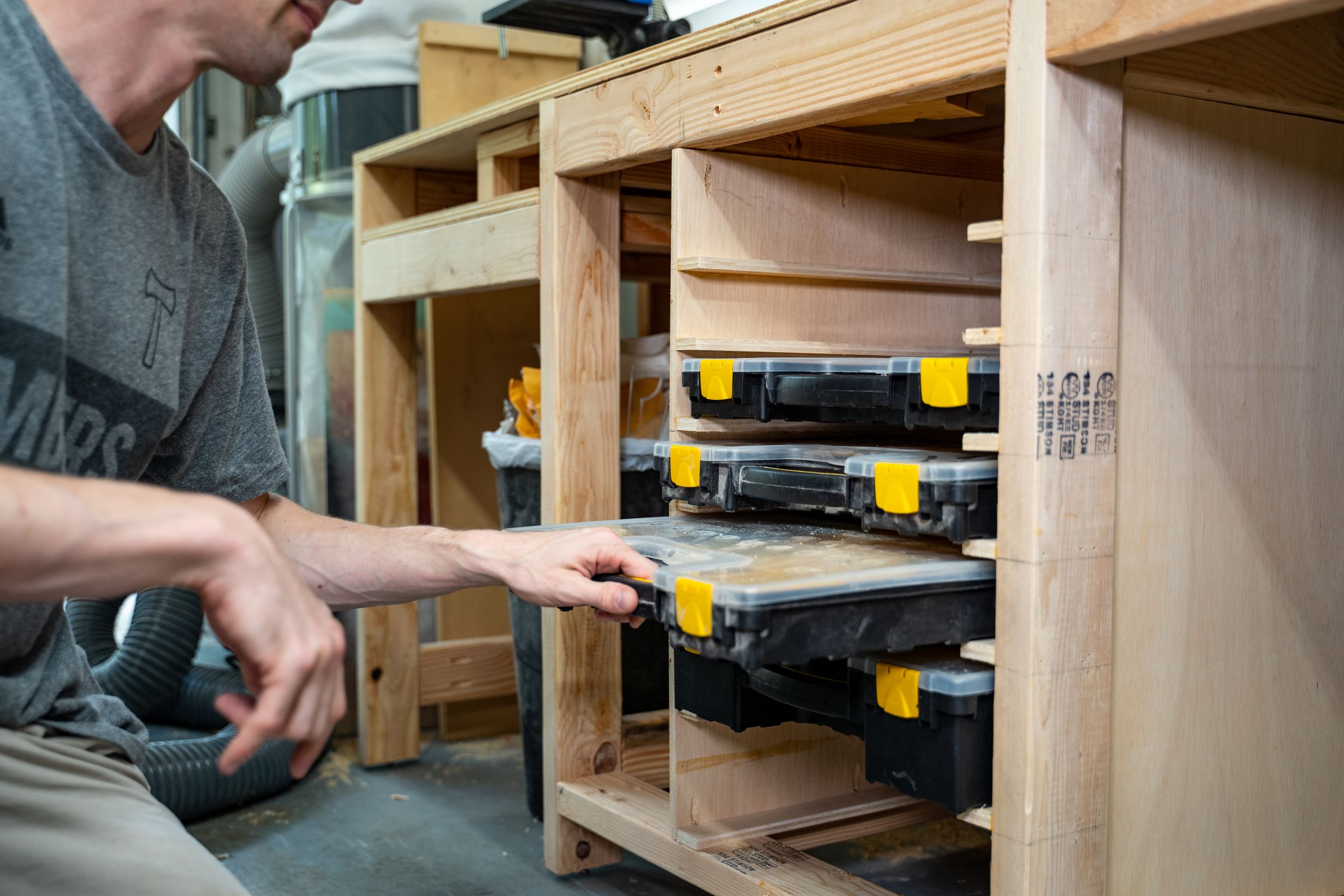 Miter Station + Storage Out of 2x4's : 17 Steps (with Pictures ...
