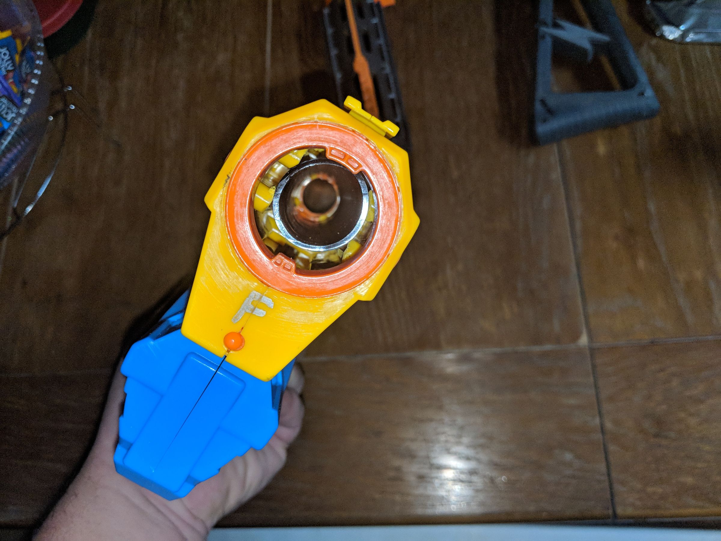 Nerf Barrel Attachment With Under-mounted Mega Blaster : 7 Steps ...
