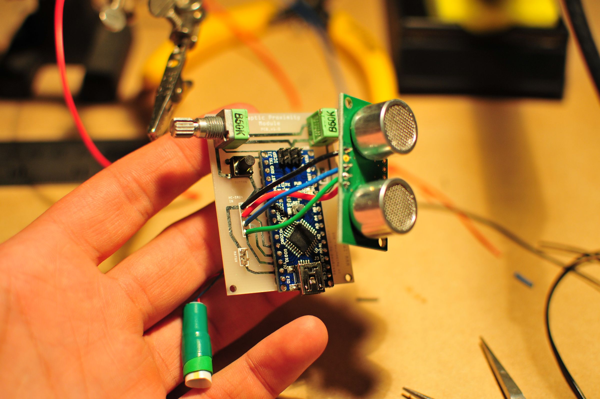 Haptic Proximity Module (HPM) for Low Vision Users : 9 Steps (with ...