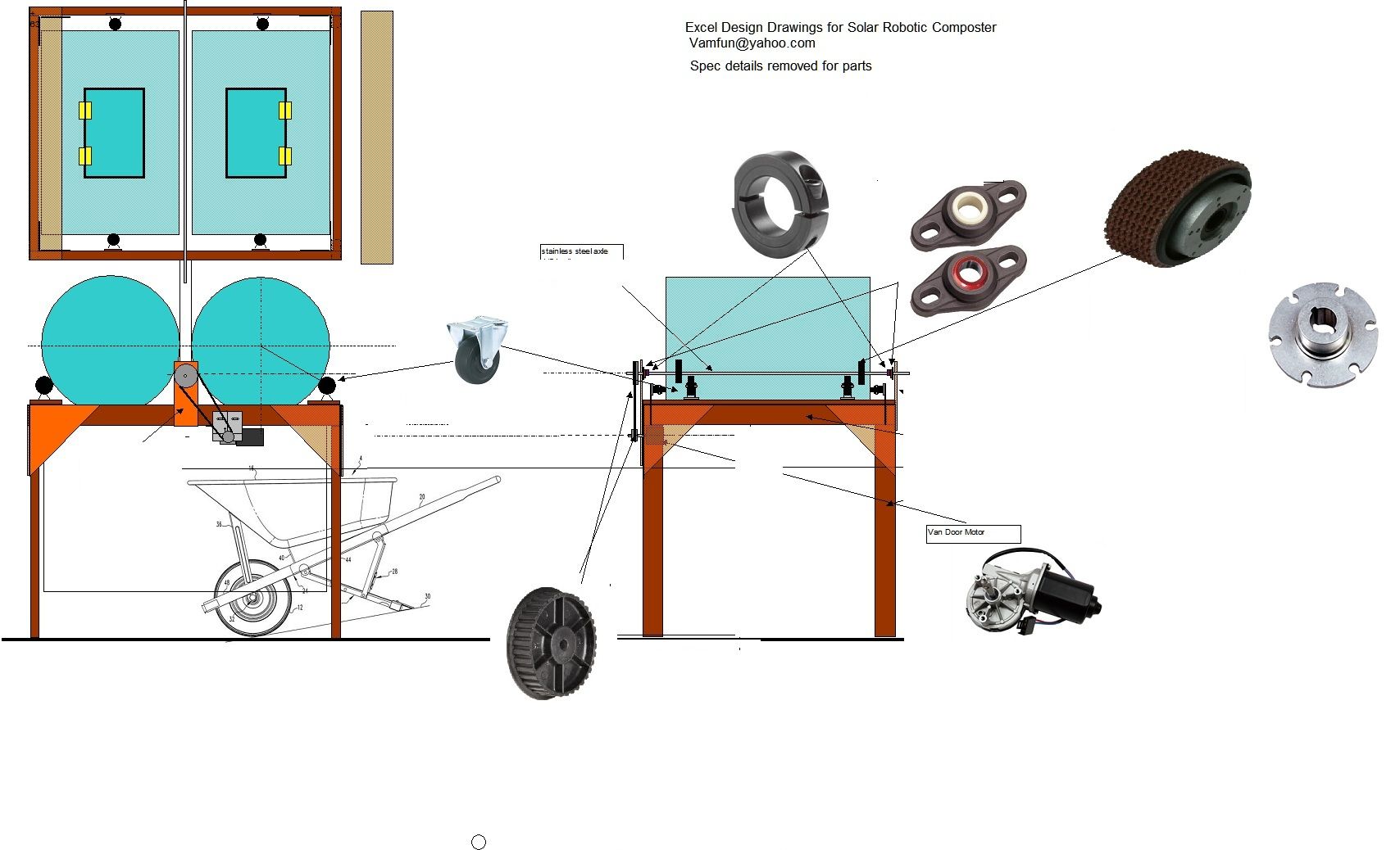 DIY Solar Robotic Dual 55 Gallon Composter - Instructables