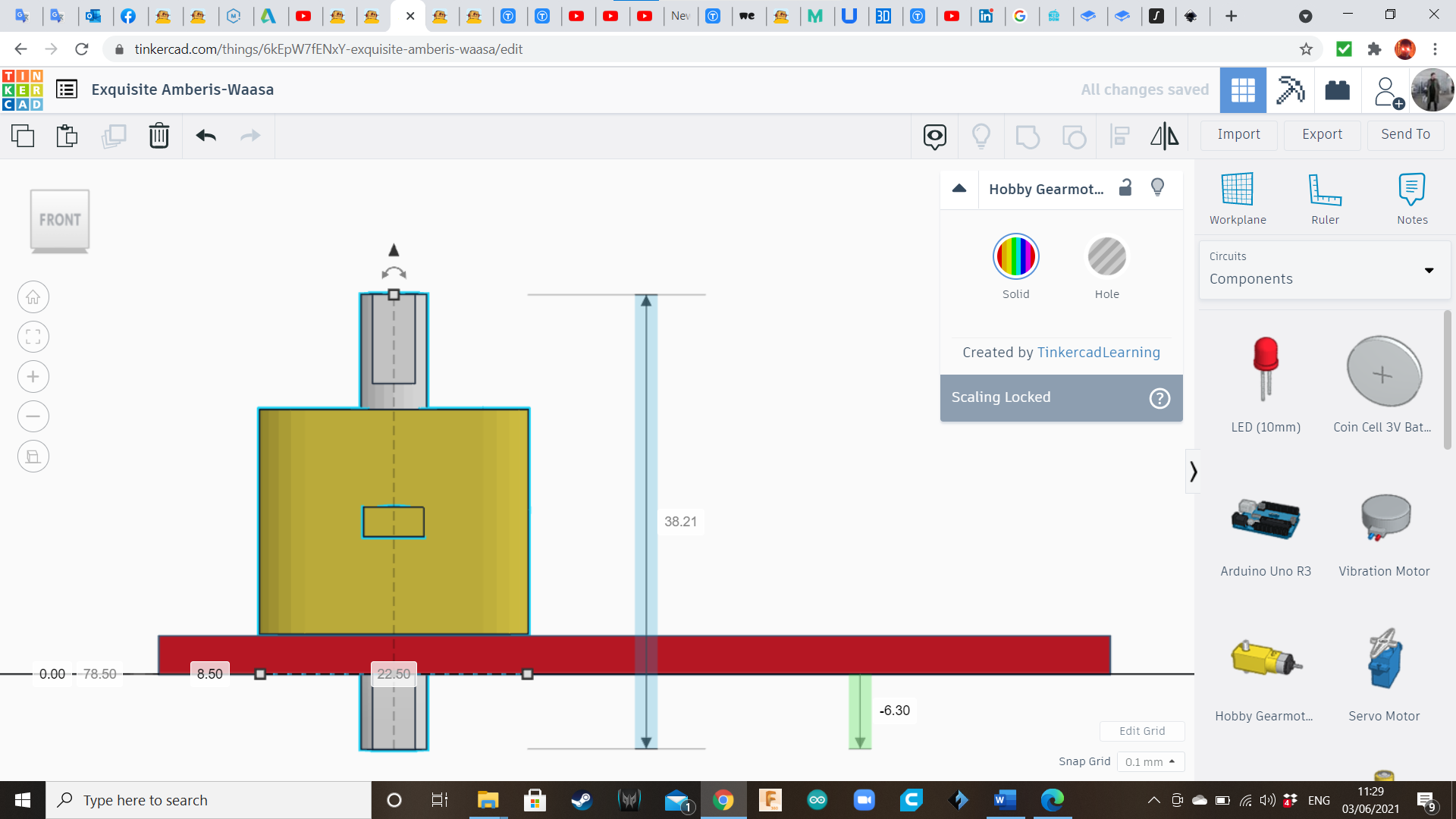 Tinkercad Robotics for School: Laser-cut Walking Machine! : 27 Steps ...