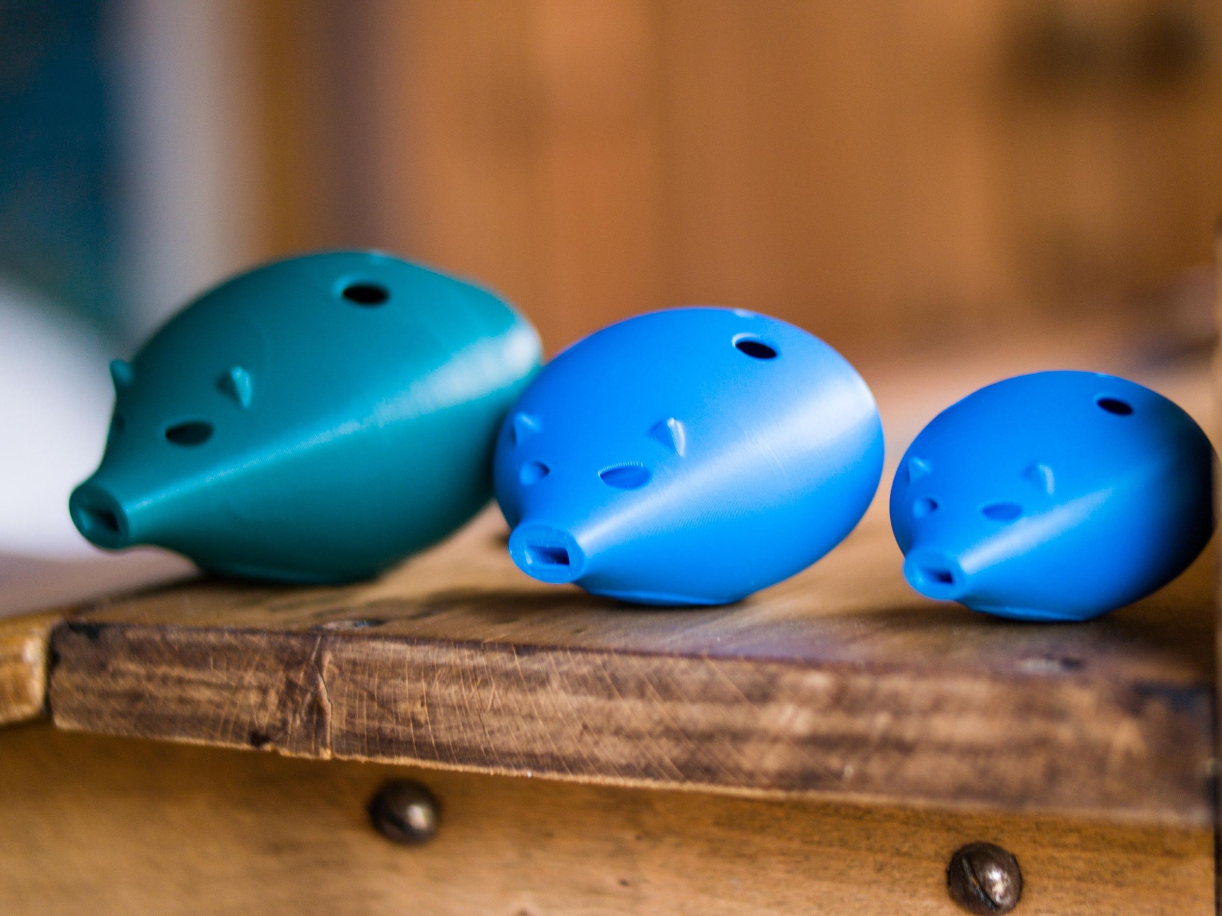 Music Instrument Ocarina Fully 3d Printable (Pig) Necklace for Kids ...