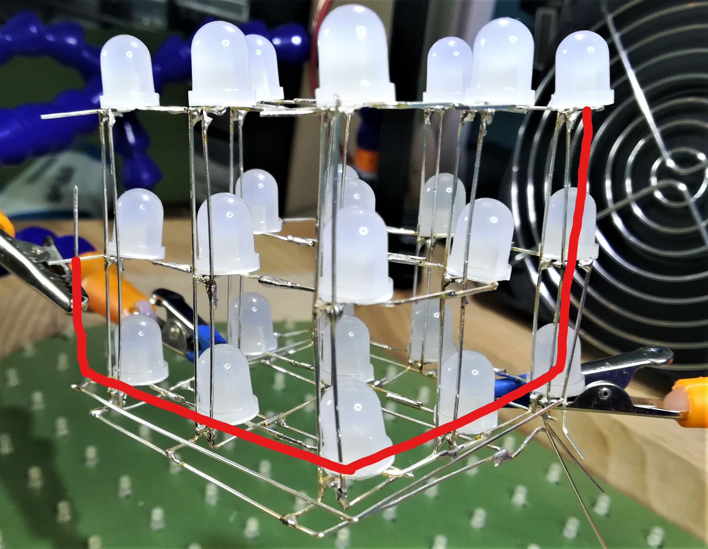 Simple Arduino RGB LED Cube (3x3x3) : 18 Steps (with Pictures ...