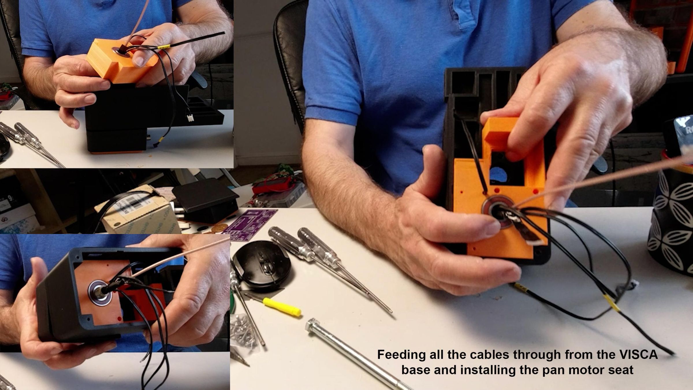 DB3 4 Axis PAN TILT HEAD With VISCA & WIFI (Support for OBS & VMix ...