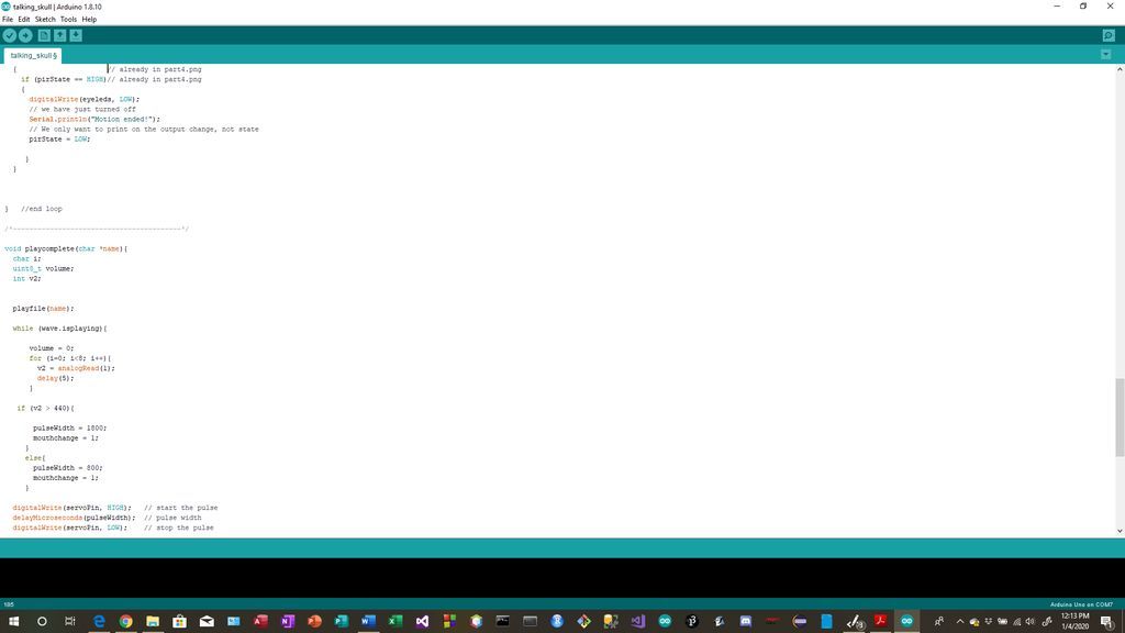 Talking Arduino Halloween Skeleton : 9 Steps (with Pictures ...