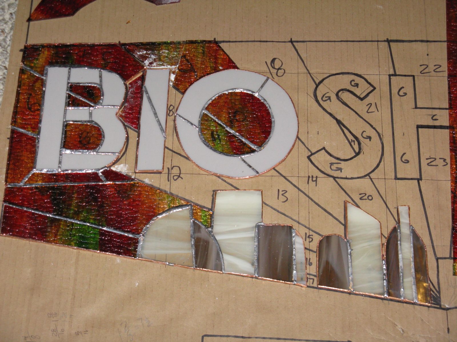 Bioshock Stained Glass Logo : 13 Steps (with Pictures) - Instructables