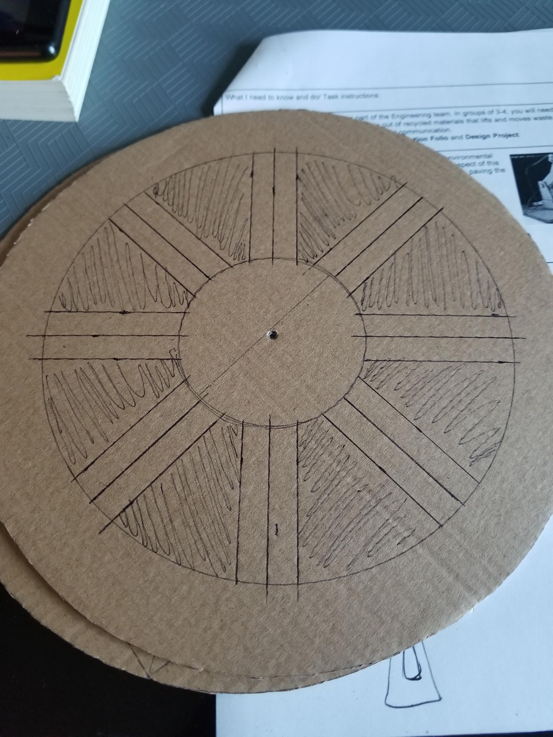 Cardboard Ferris Wheel - Learning From Home Project : 21 Steps (with ...