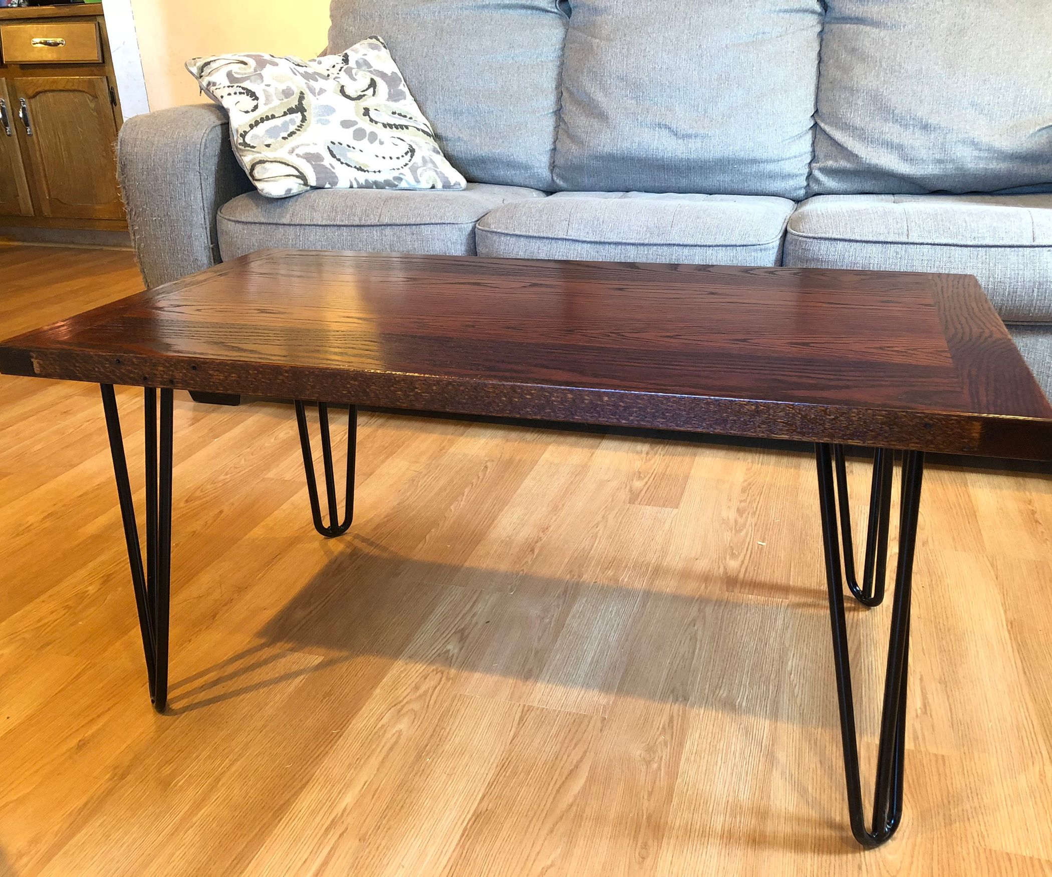 100+ Year-Old Church Door Red Oak Coffee Table : 12 Steps (with Pictures) - Instructables