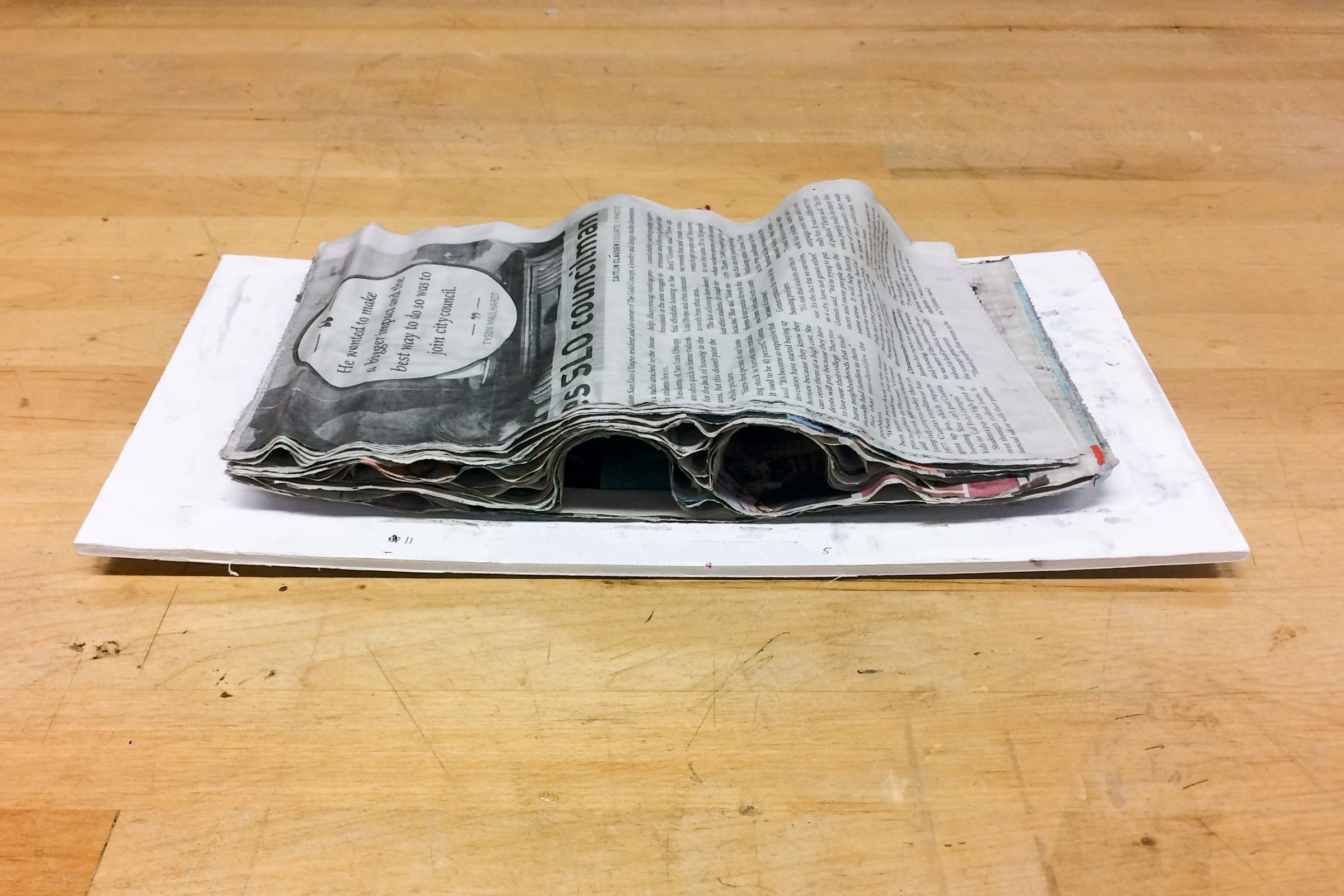 Newspaper Block : 7 Steps (with Pictures) - Instructables