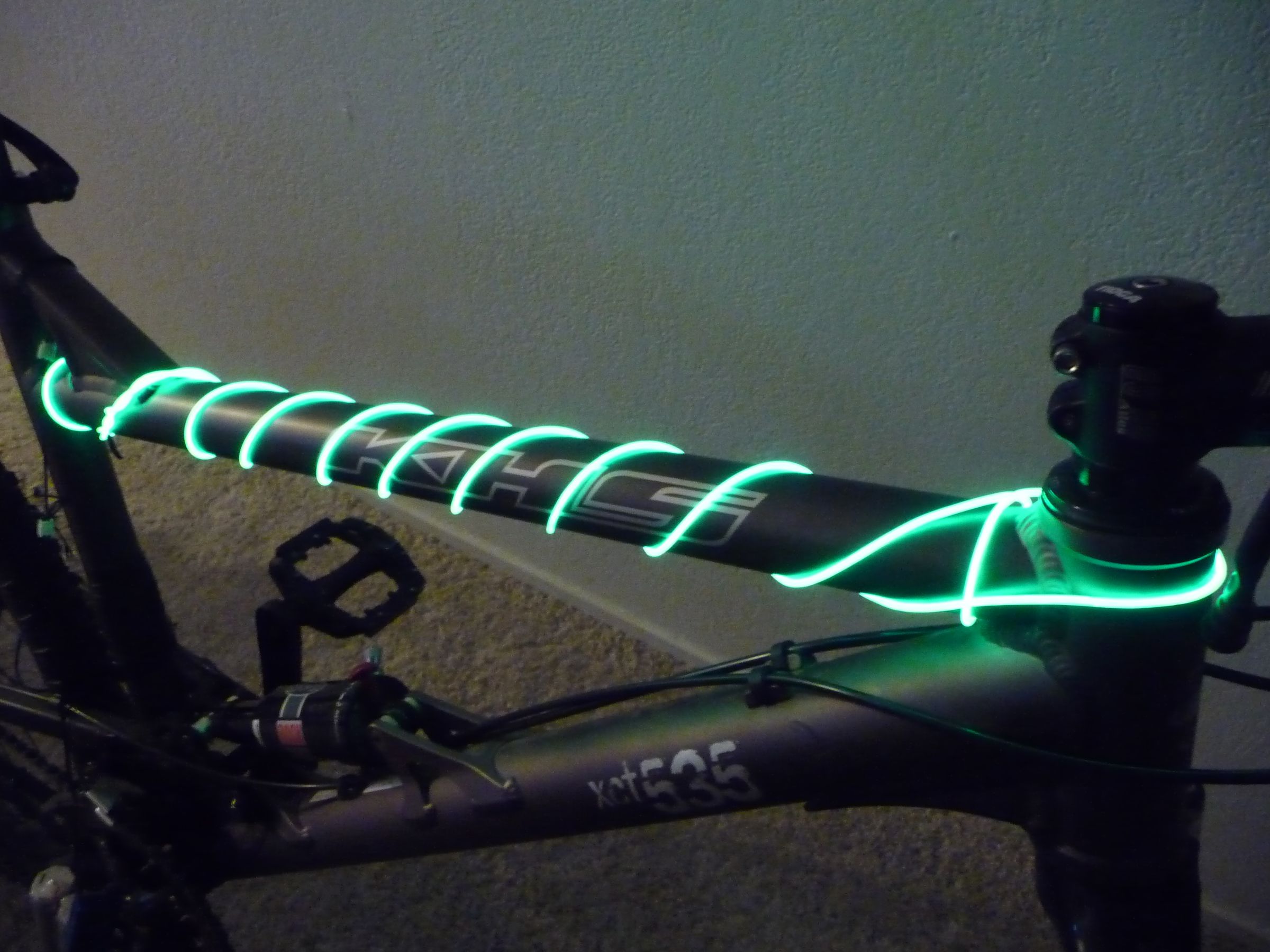 Electroluminescent Mountain Bike : 13 Steps (with Pictures) - Instructables