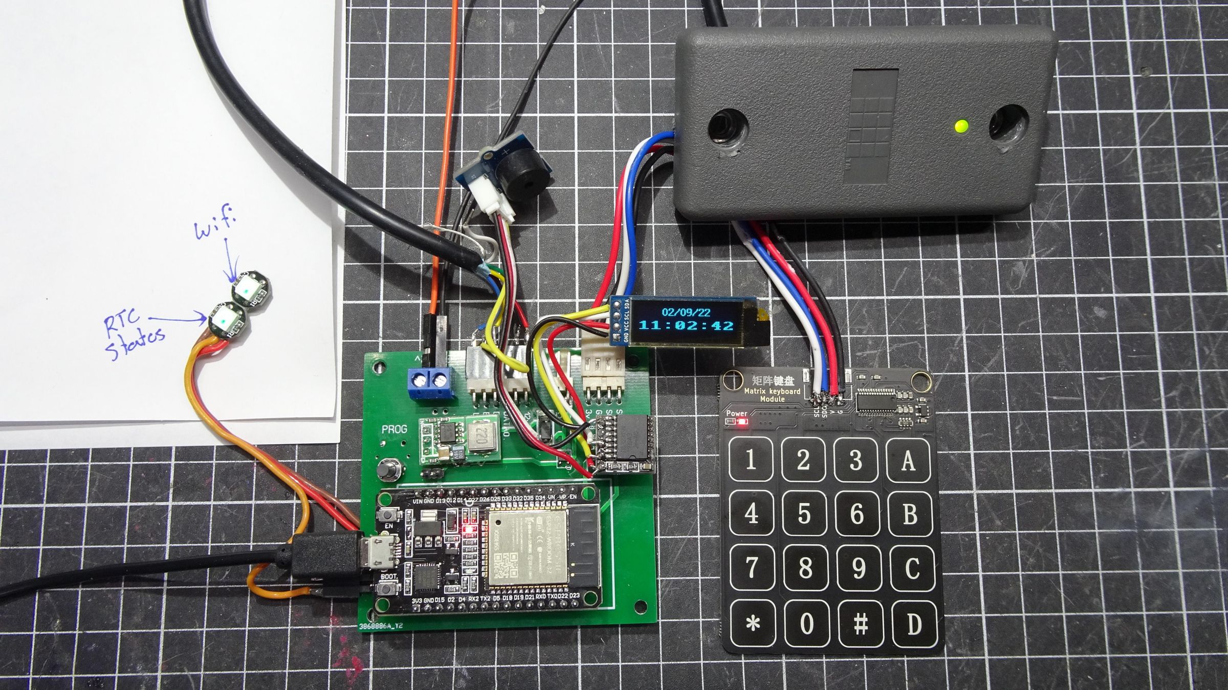 Multifactor RFID and One Time Password Door Access Module : 6 Steps ...