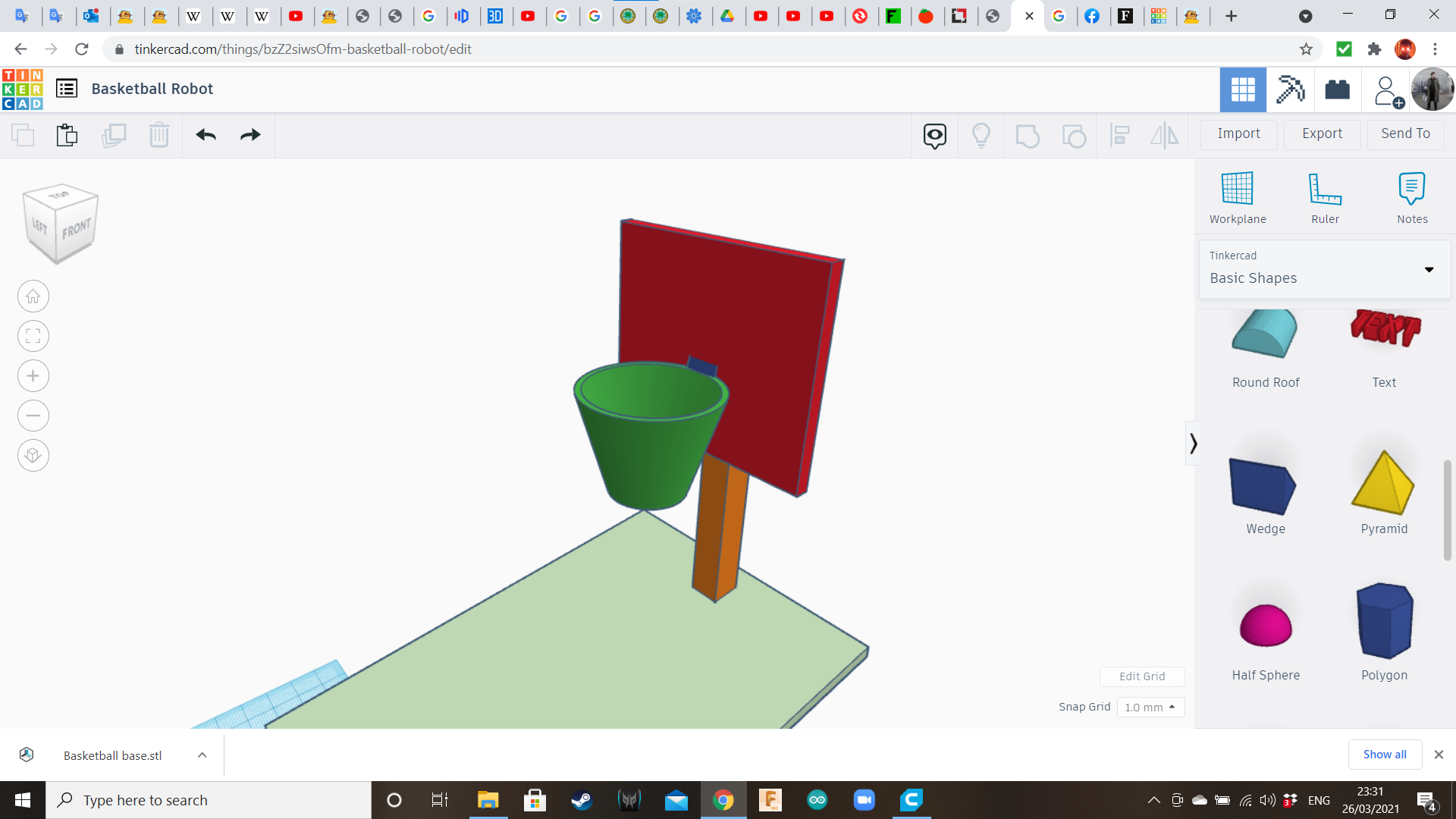 Tinkercad Robotics for School: Basketball Machine! : 16 Steps (with ...