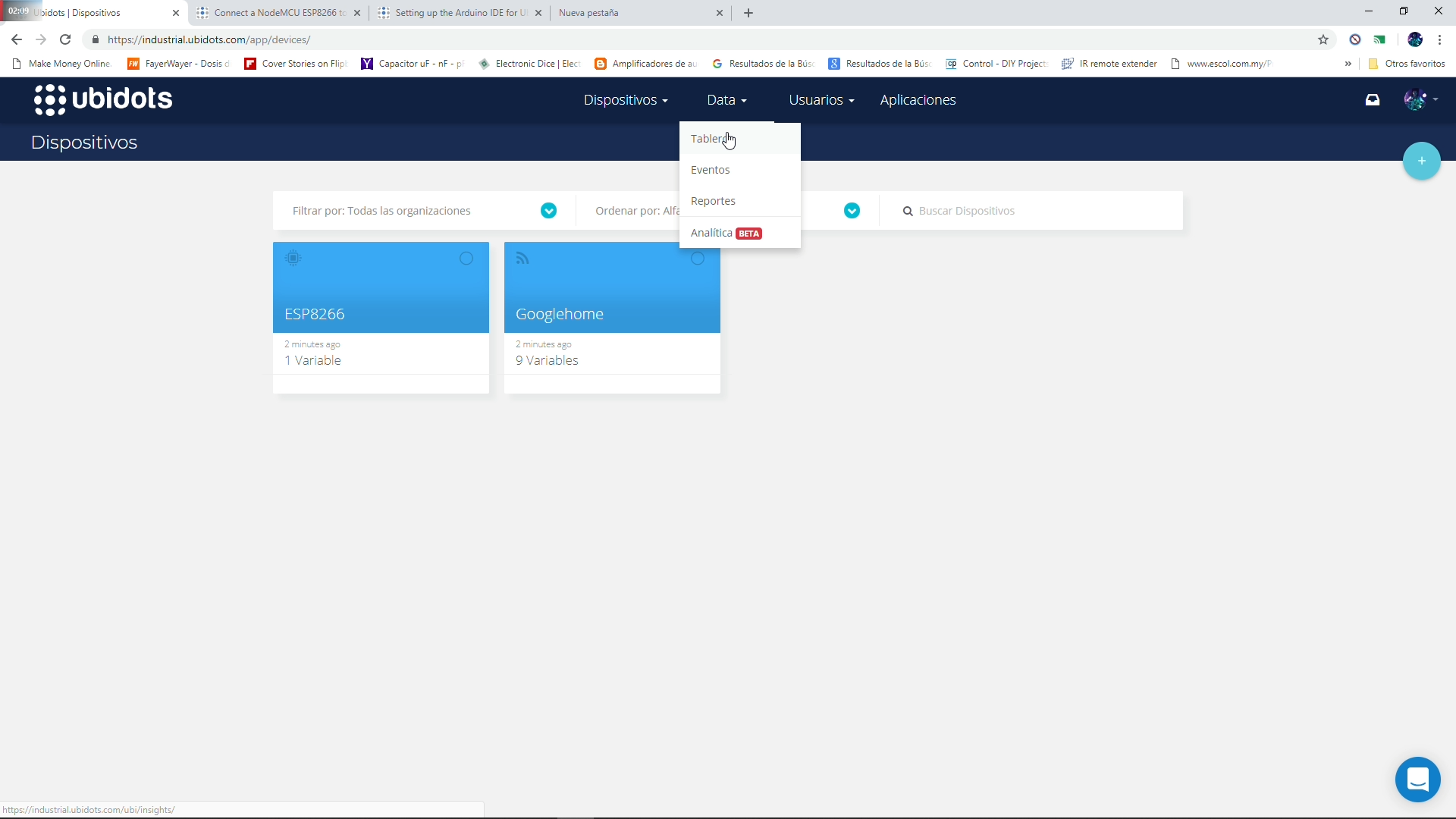 (IoT) Intertnet of Things With Ubidots (ESP8266+LM35) : 4 Steps - Instructables