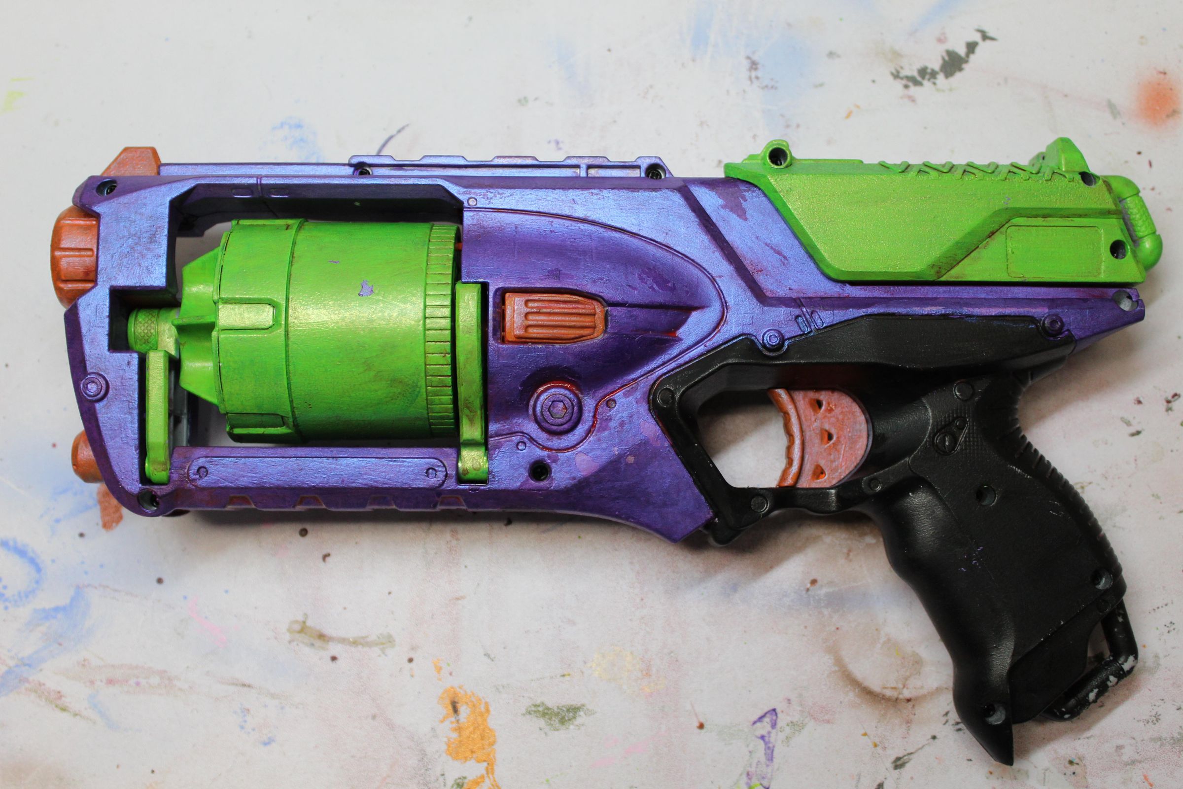 Nerf Gun Mod - Neon Genesis Evangelion Repaint : 5 Steps - Instructables
