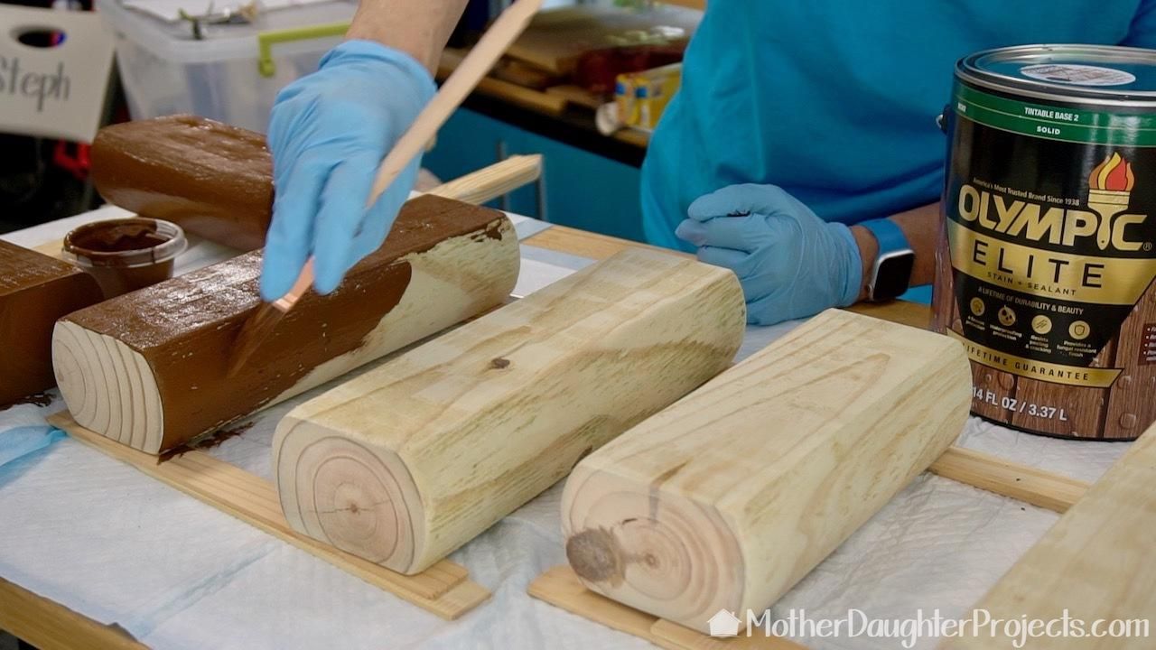 How to Use Landscape Timbers to Make an Outdoor Table : 4 Steps (with ...