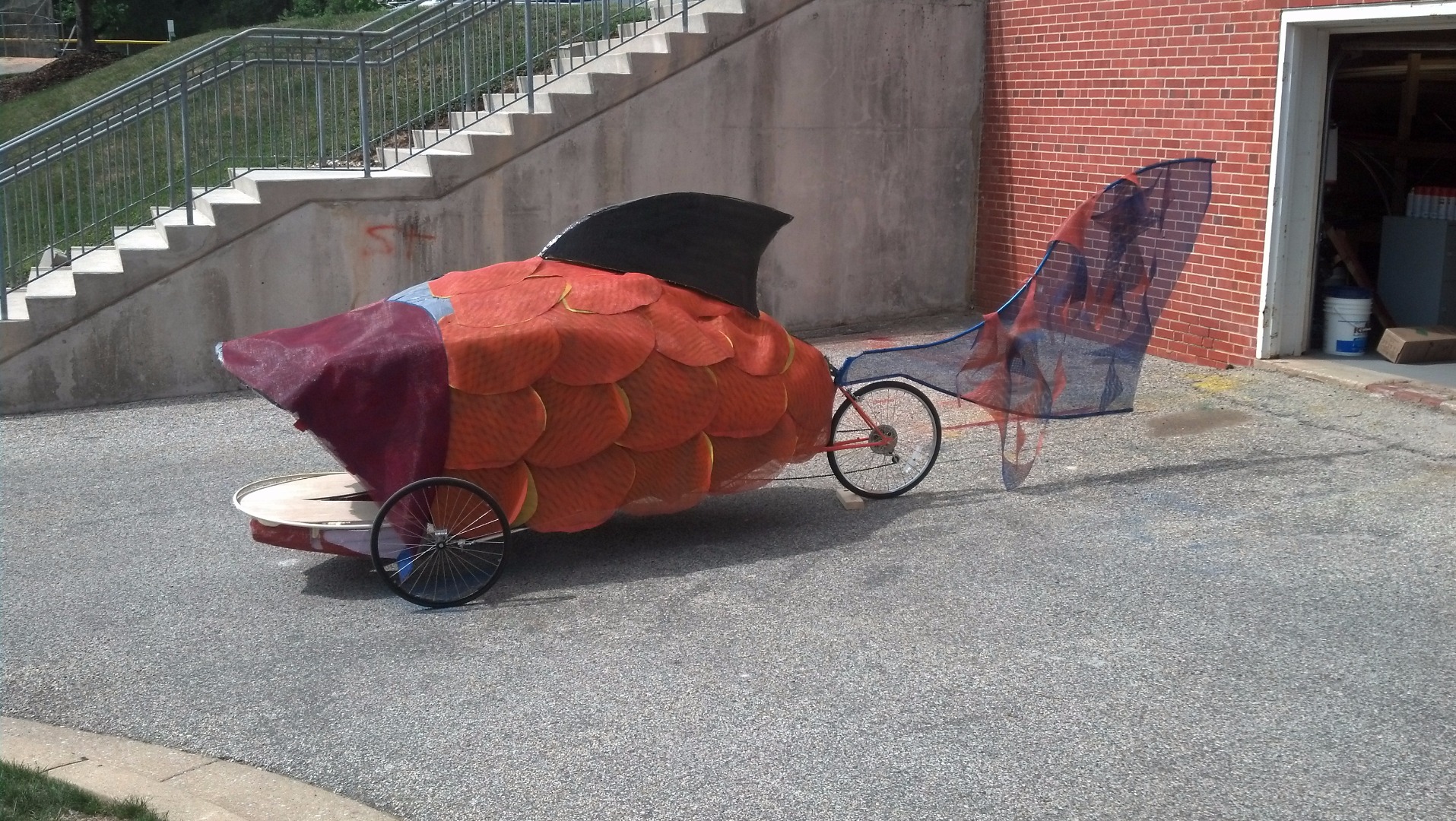Three Wheel Bike Kinetic Sculpture : 12 Steps (with Pictures ...