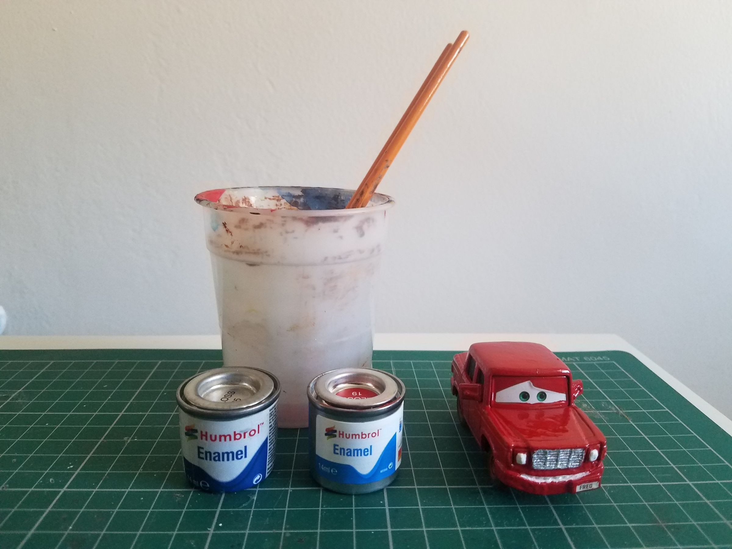 CARS - Fred's Makeover Aka From a Rusty Car to a Lightning McQueen ...