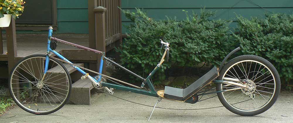 Build a Long-wheelbase Low Racer Recumbent Bicycle : 15 Steps (with ...