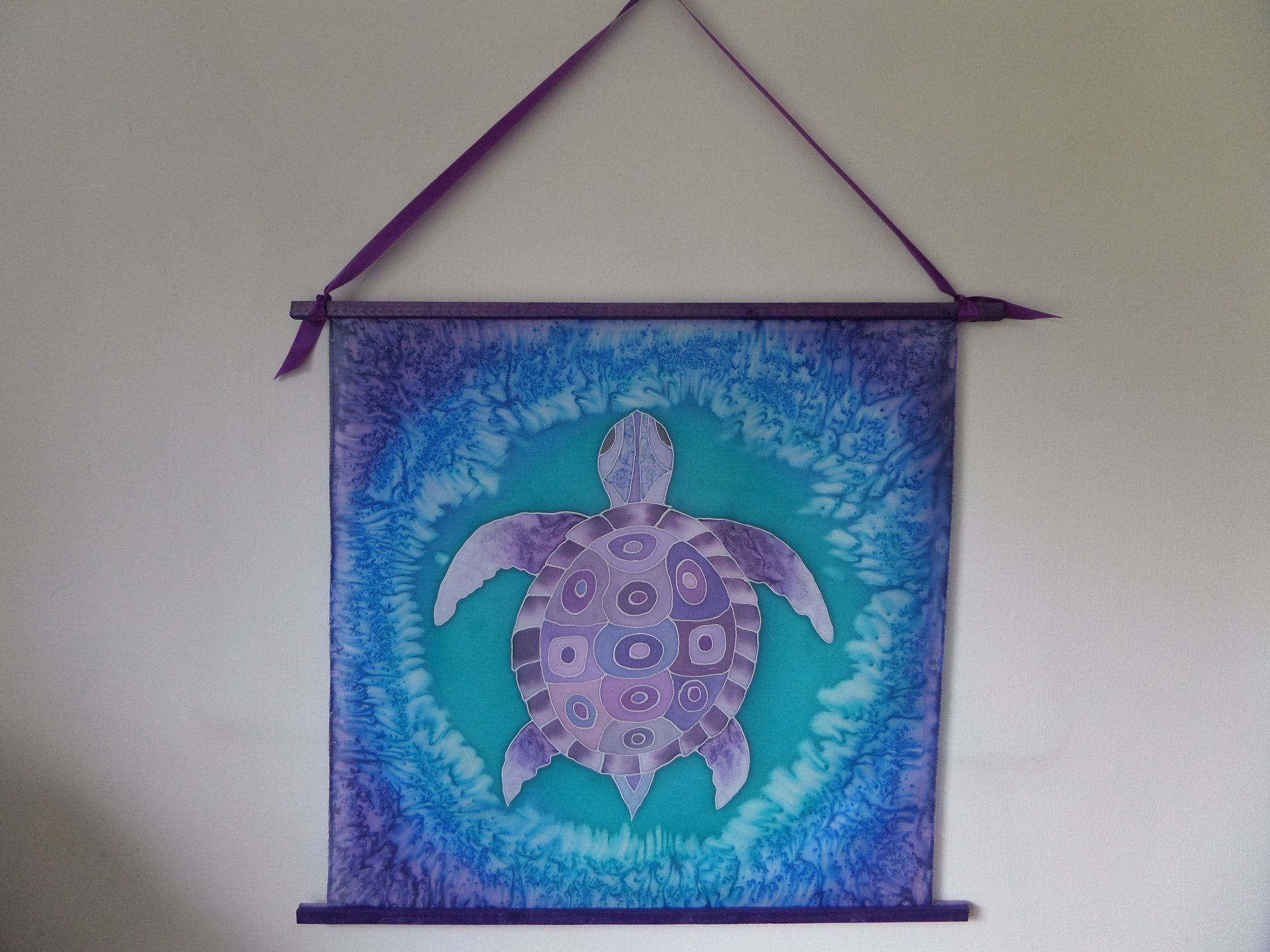 "Purple Turtle" Silk Painting : 14 Steps (with Pictures) - Instructables