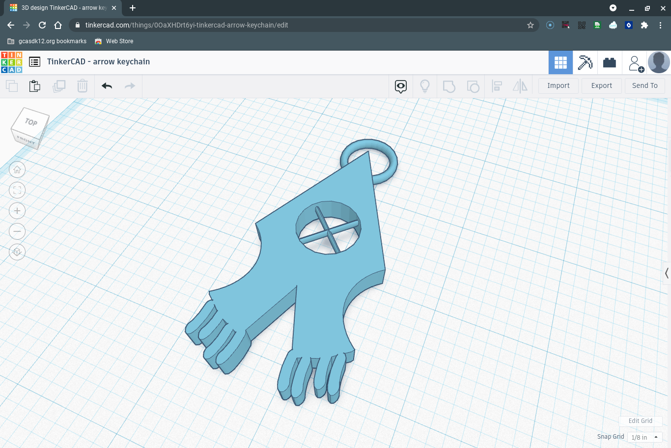 TinkerCAD Arrow Keychain : 19 Steps - Instructables