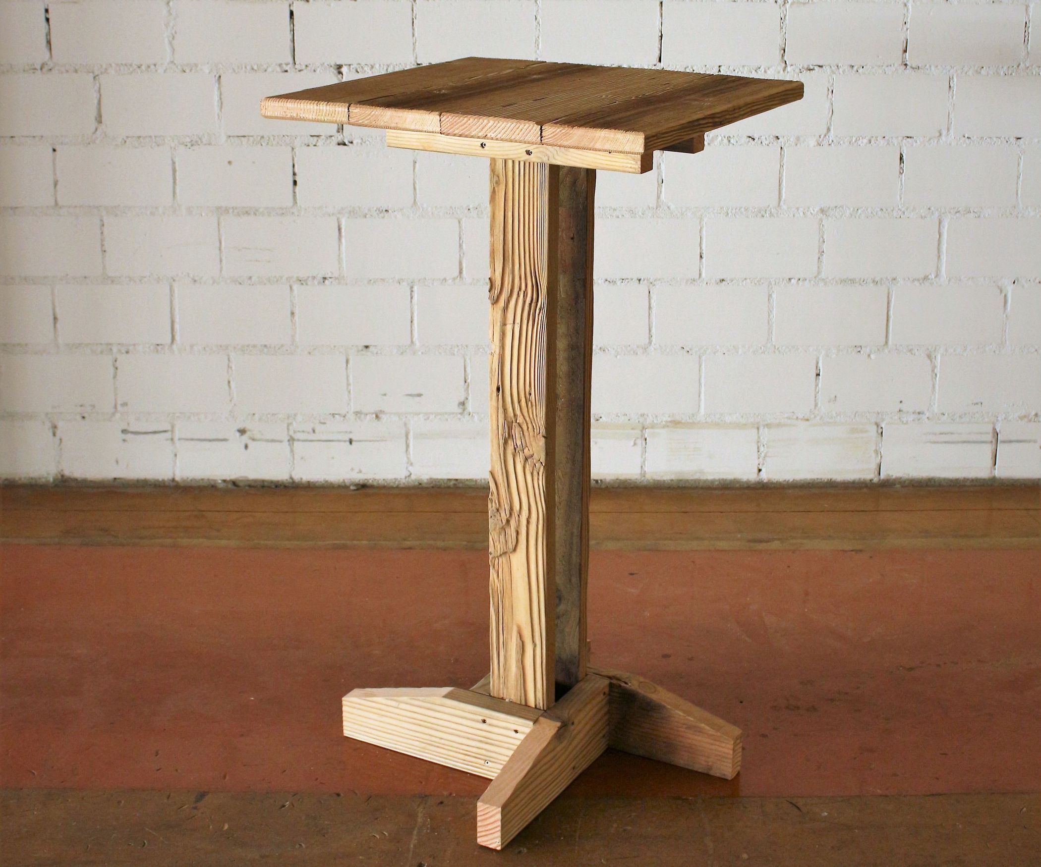 Reclaimed Wood Bar Table : 6 Steps - Instructables