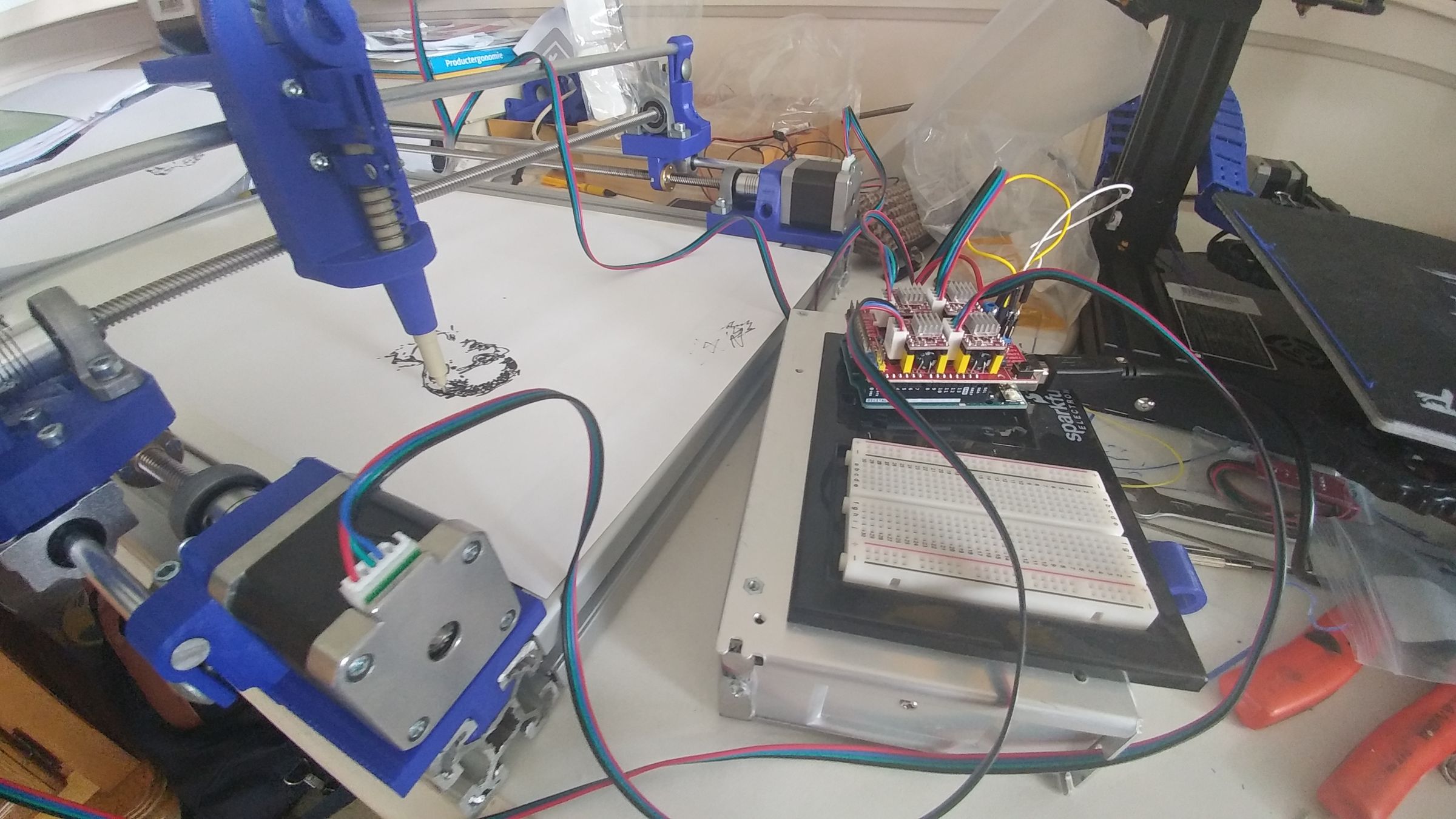 Plotter, X-y-machine, Printer : 9 Steps - Instructables