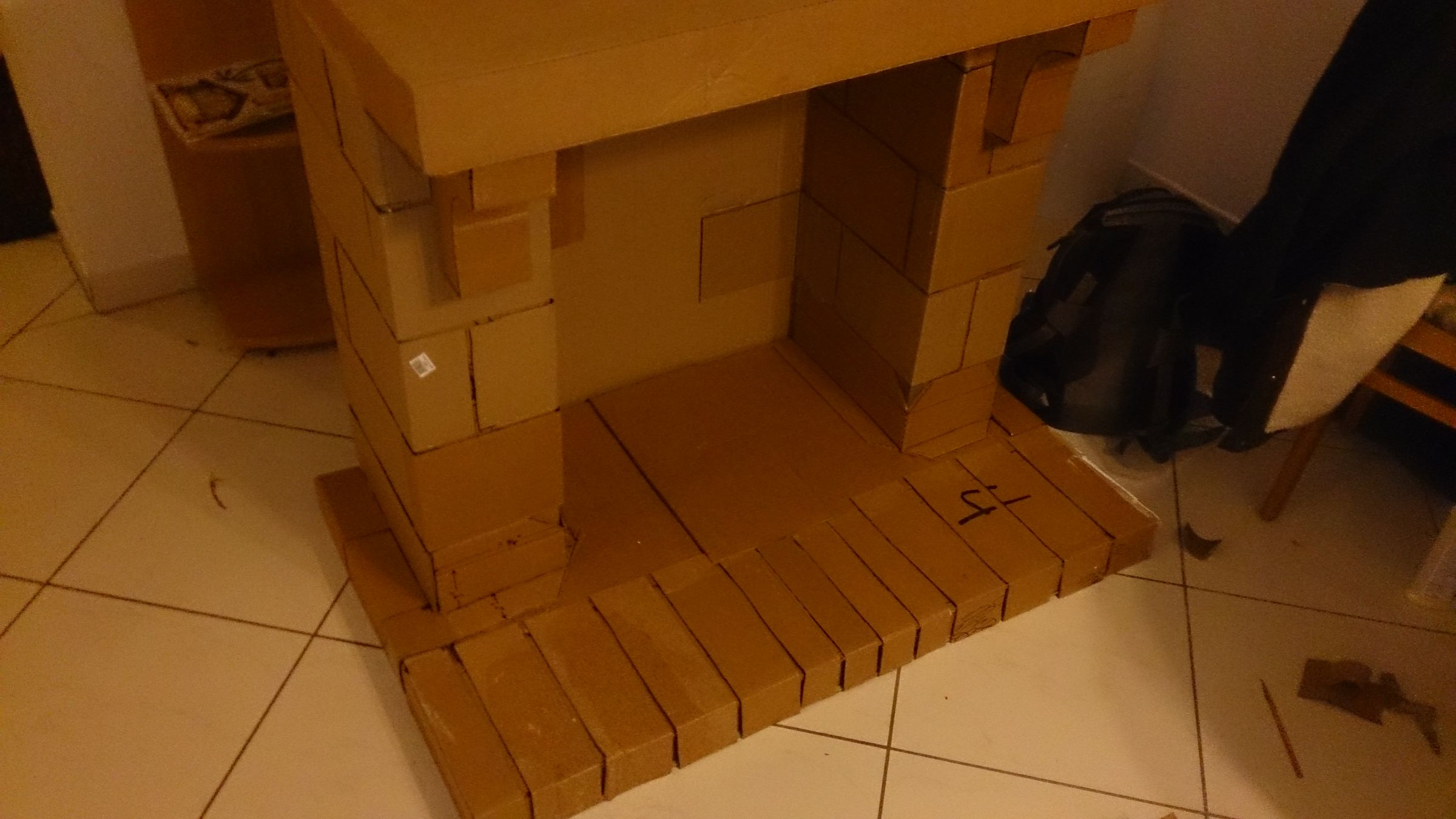 Decorative Cardboard Fireplace : 7 Steps - Instructables