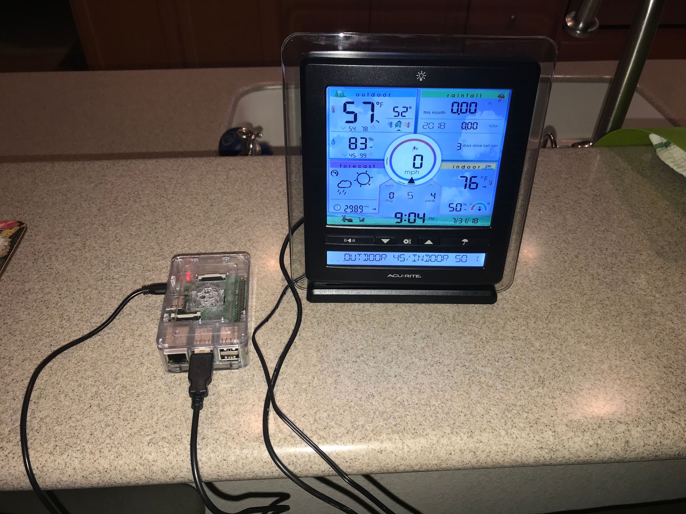 Acurite 5 in 1 Weather Station Using a Raspberry Pi and Weewx (other Weather Stations Are ...