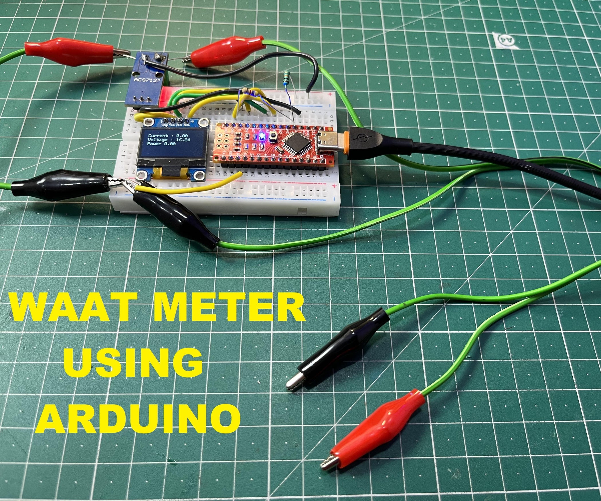 Arduino Based Simple Watt Meter Shield 8 Steps Instructables 3195