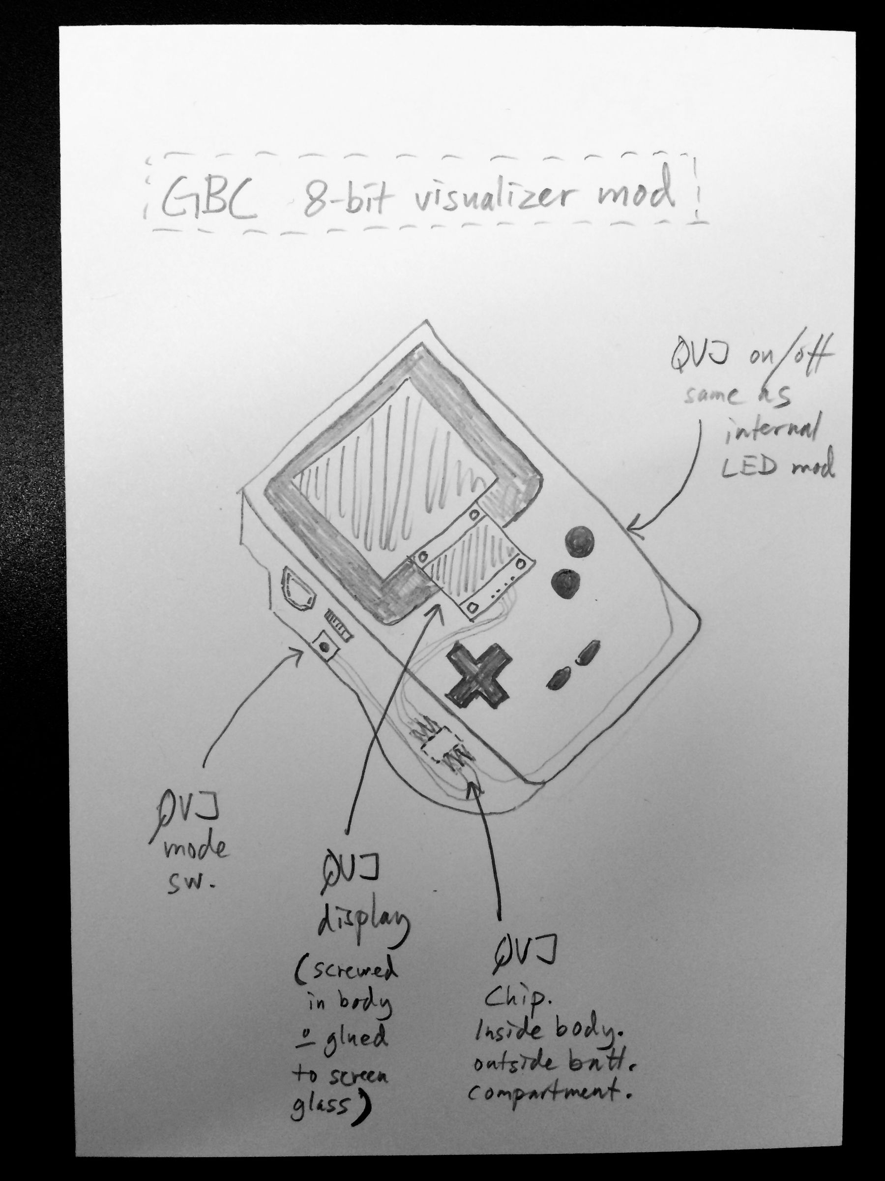 GameBoy Color 8-bit Visualizer Mod by Tekmann : 9 Steps (with Pictures ...