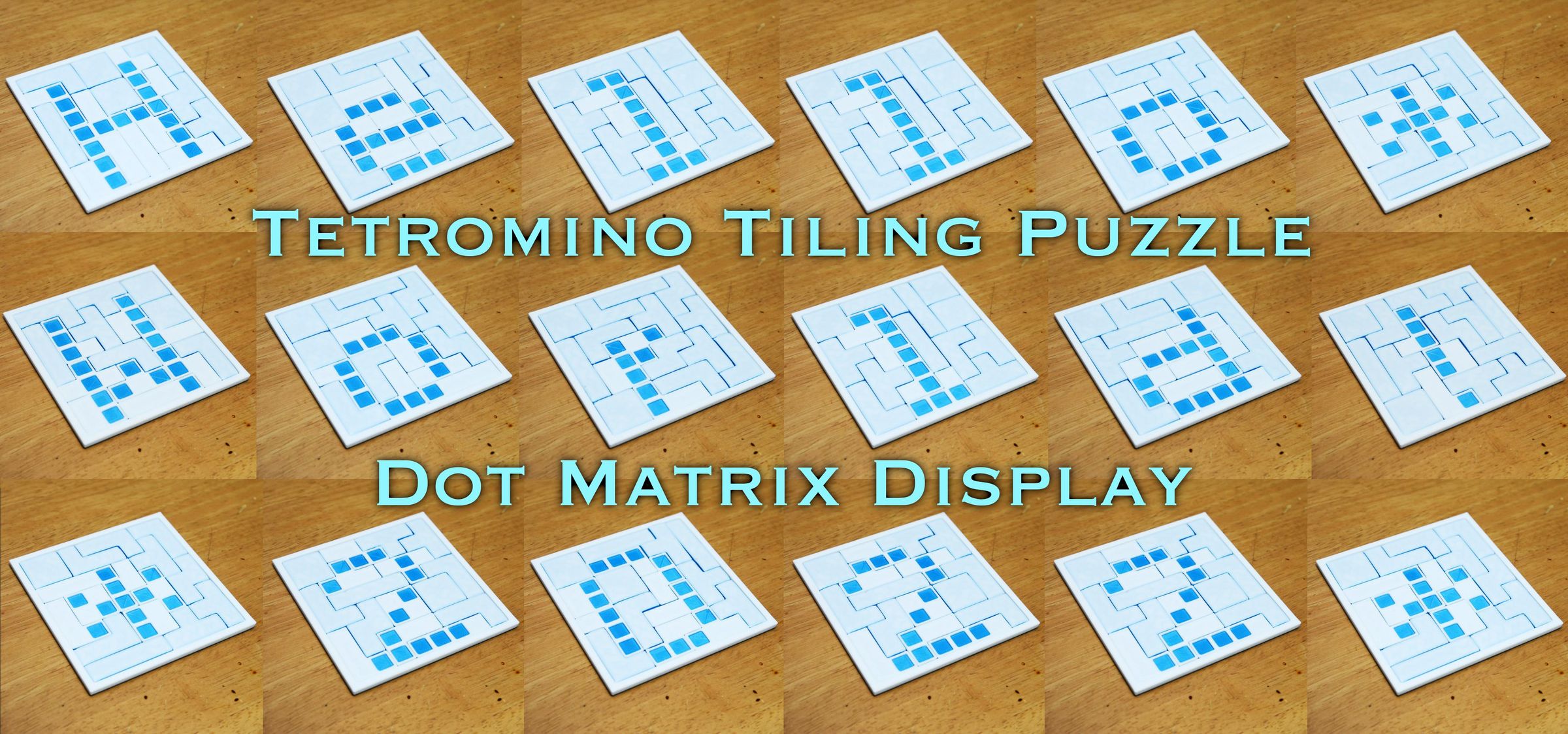 Tetromino Tiling Puzzle of Dot Matrix Display - Instructables