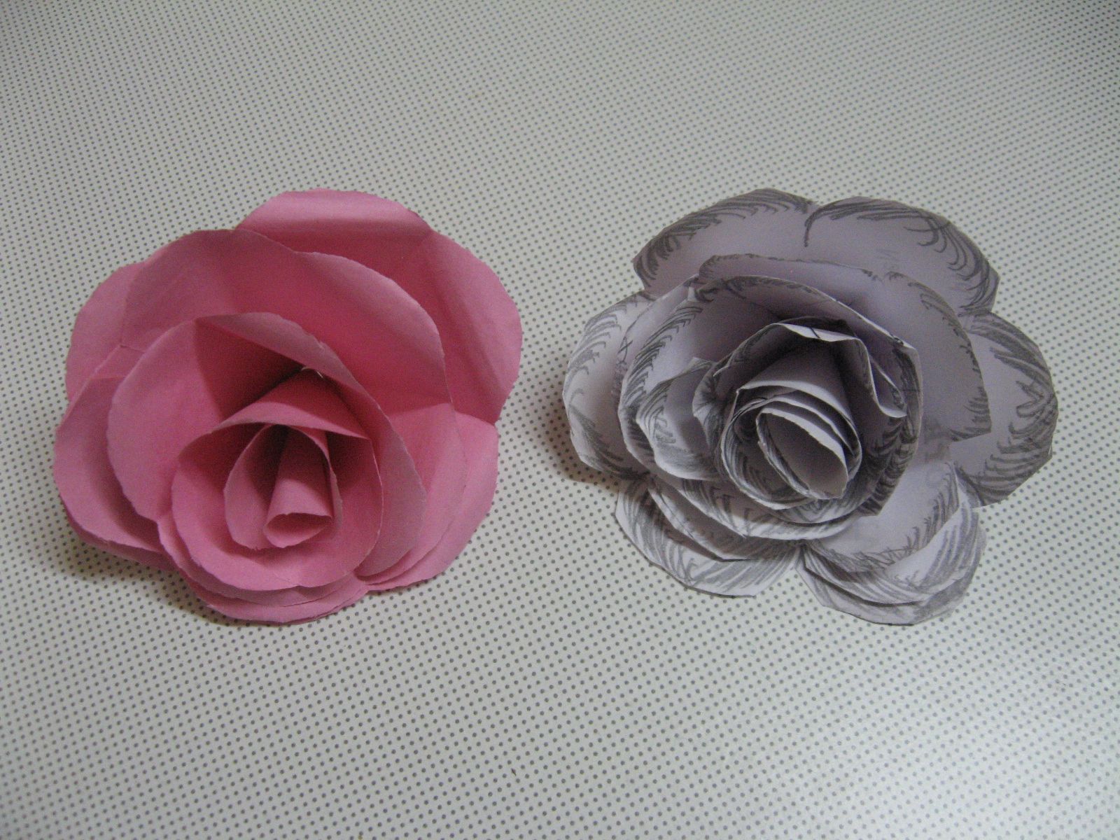 How to Make Real Looking Paper Roses : 7 Steps (with Pictures ...