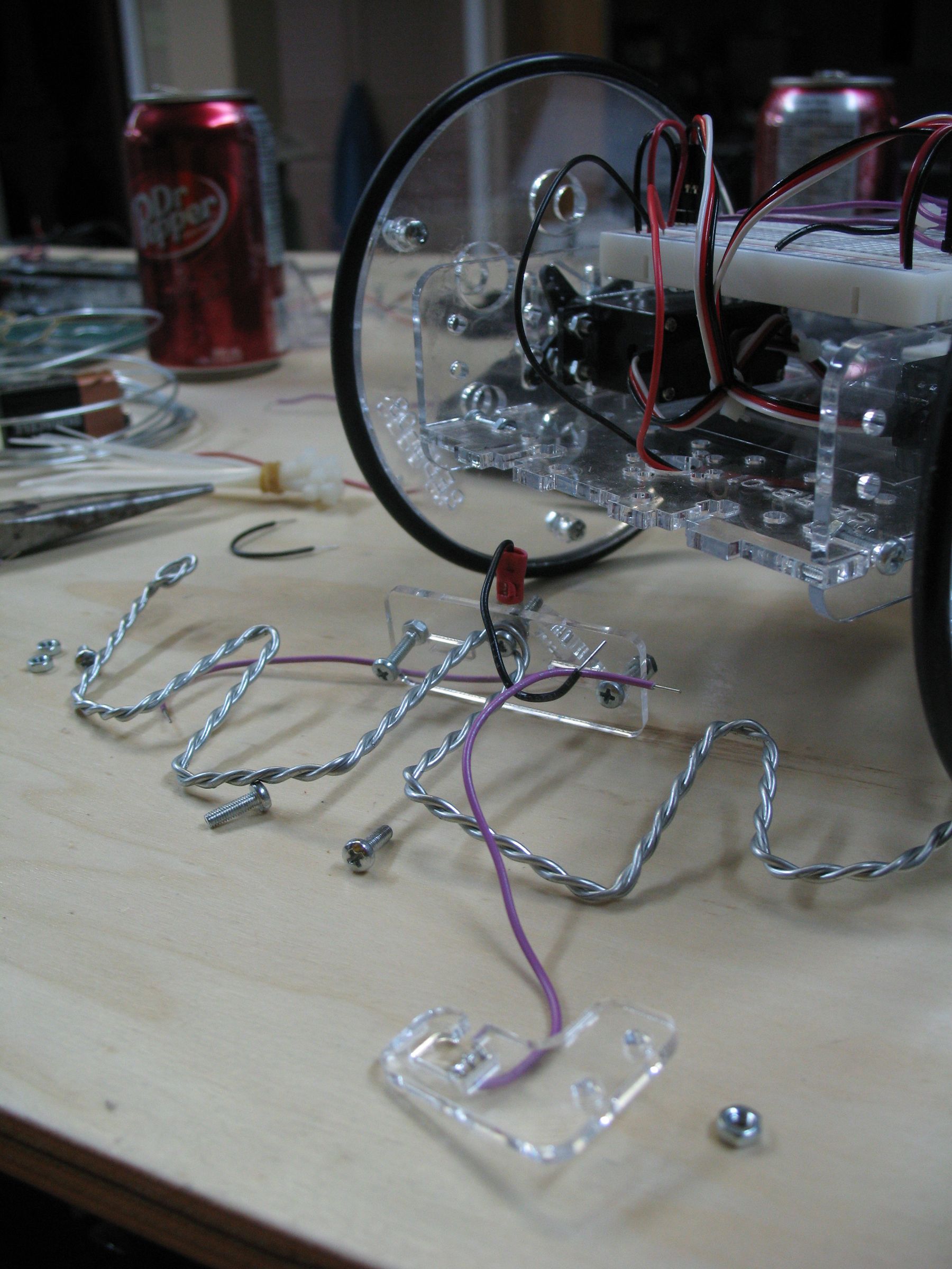 Add Obstacle Detecting Whiskers to Your Robot : 6 Steps - Instructables