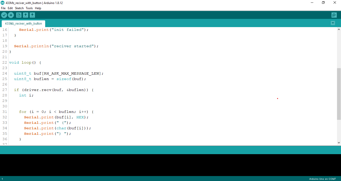 Personal One Way Radio Using Arduino Transmitter and Receiver Modules ...