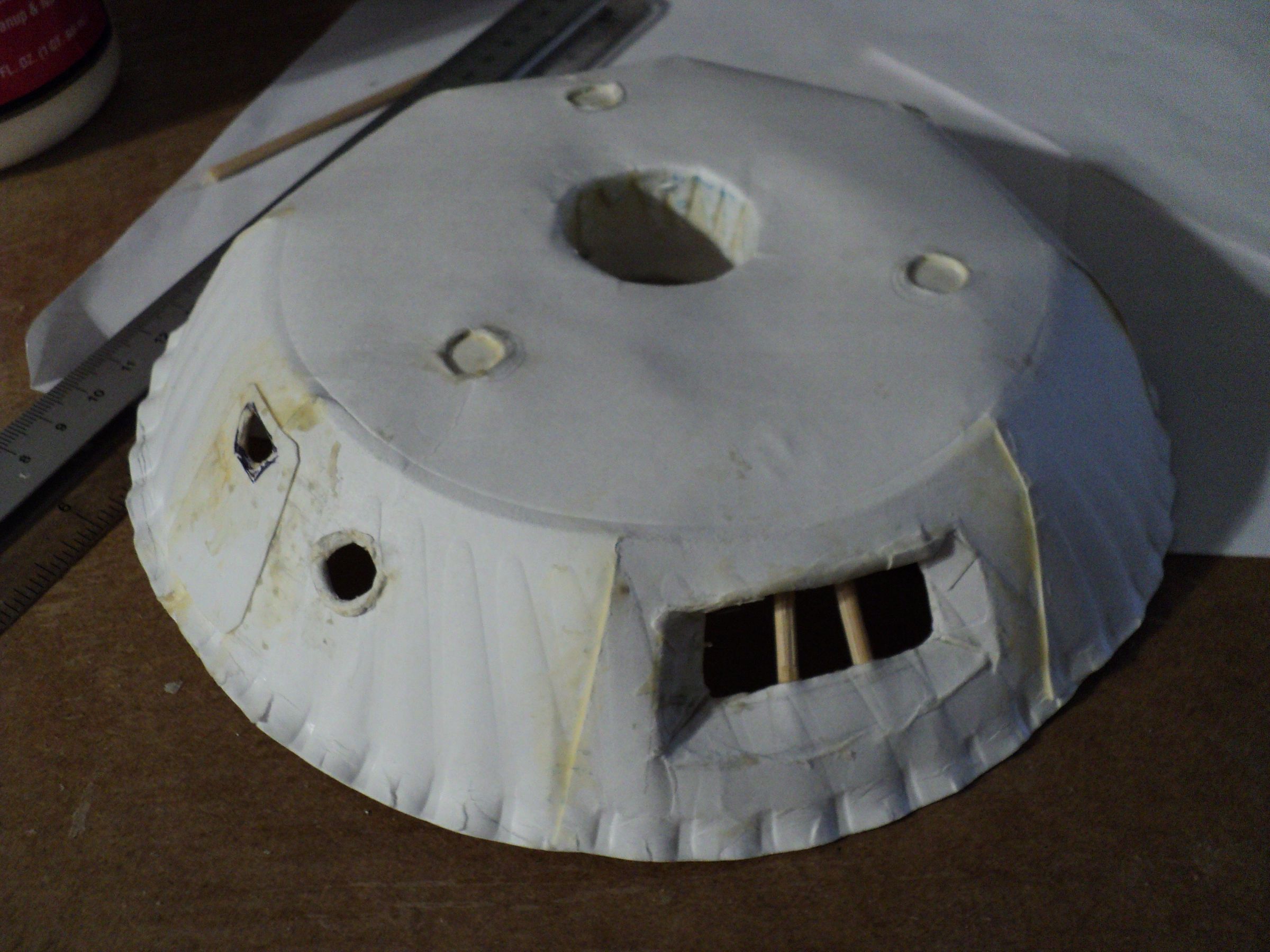 Paper Plate Papercraft Spacecraft Craft : 8 Steps (with Pictures ...