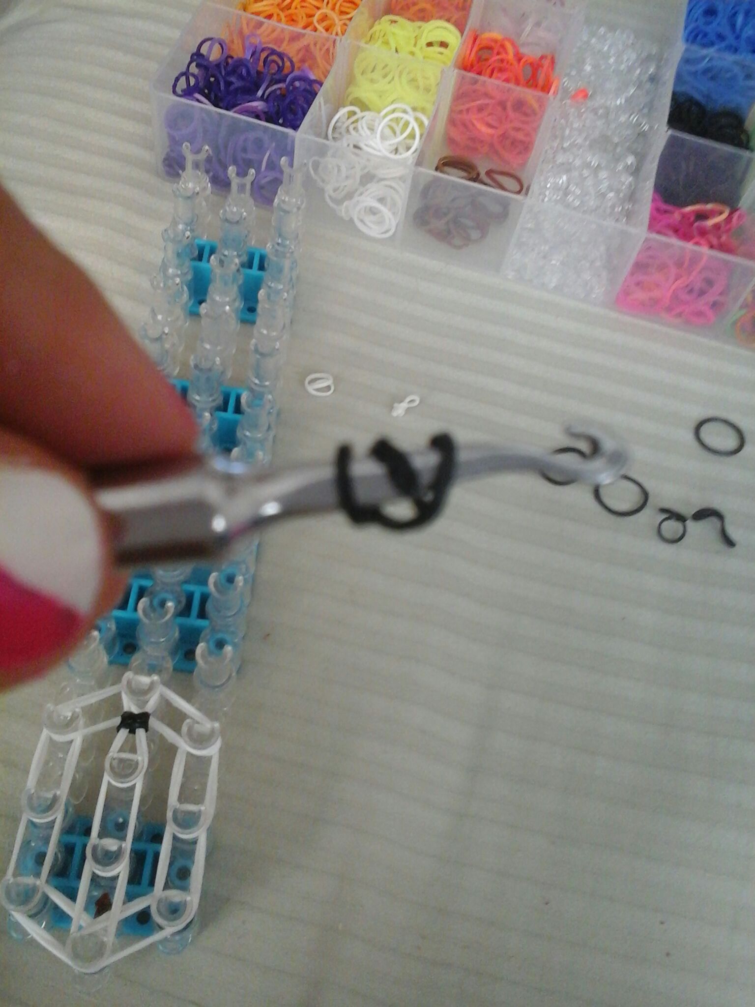 How to Make a Panda Face Loom Charm : 4 Steps - Instructables