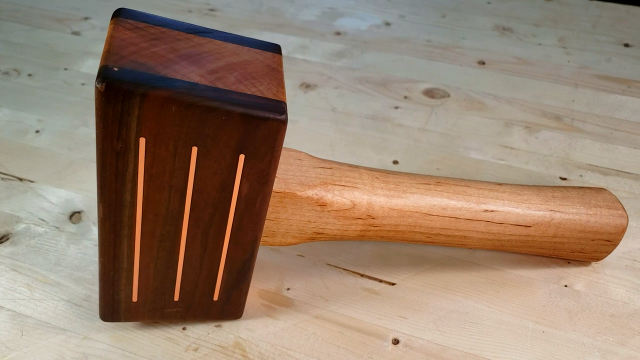 Wooden Mallet With Brass Inlay : 13 Steps (with Pictures) - Instructables