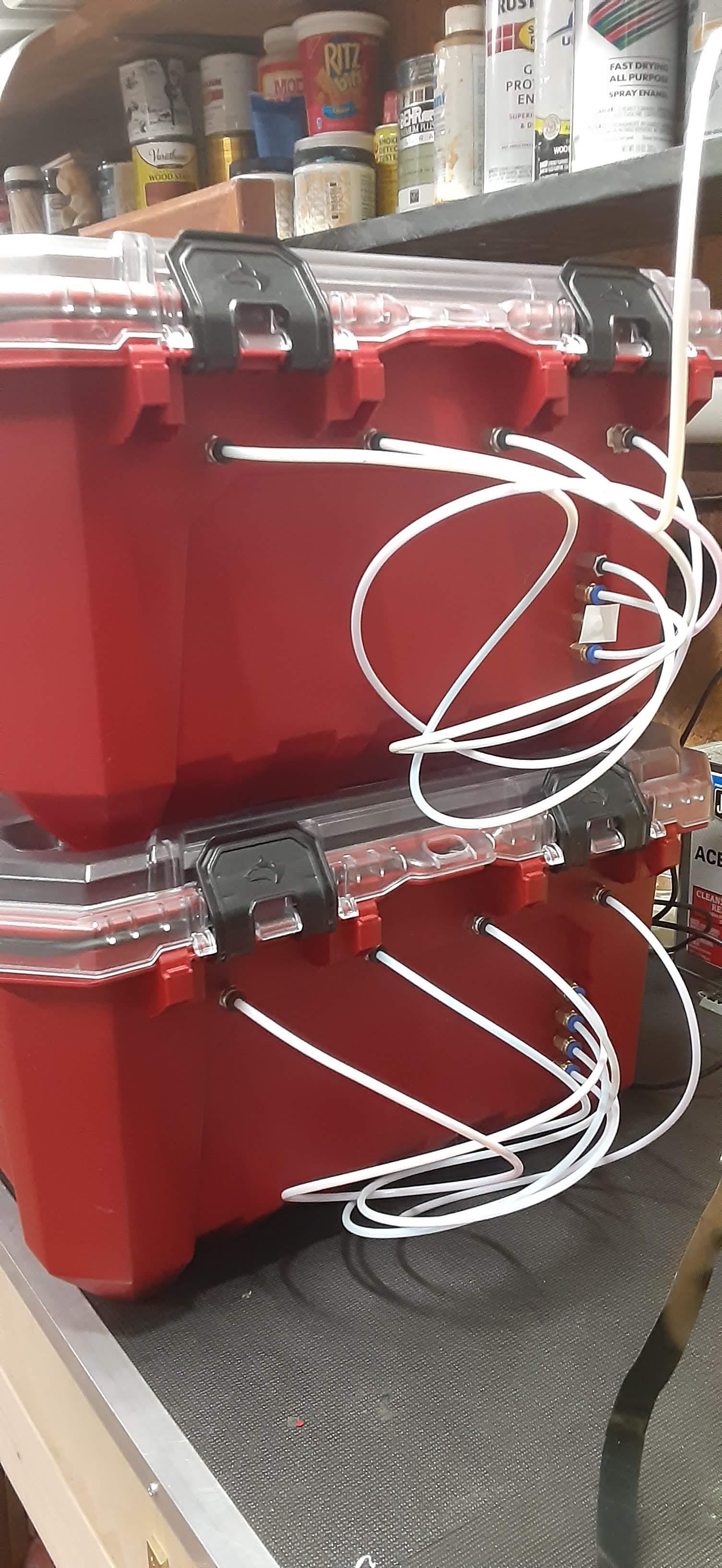 Ultimate 3D Filament Dry Box With Auto Rewind. : 9 Steps (with Pictures ...