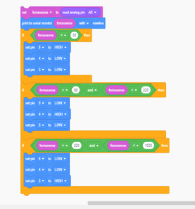 Interfacing Force Sensor (FSR) With Arduino in Tinkercad : 5 Steps - Instructables