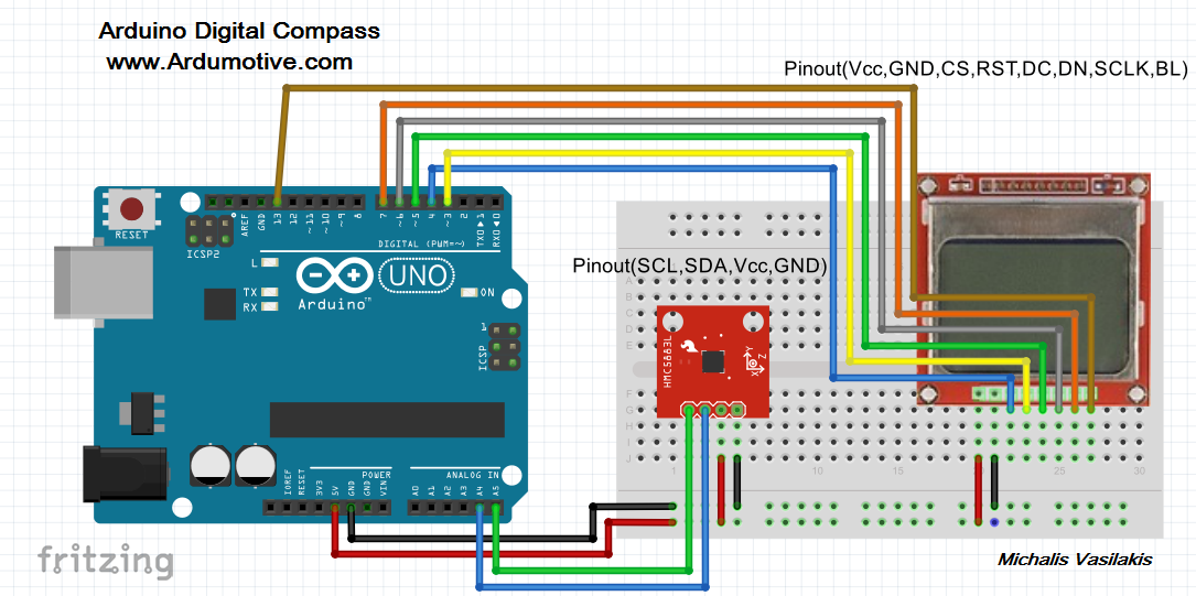 Arduino 3D Printed Compass : 5 Steps (with Pictures) - Instructables