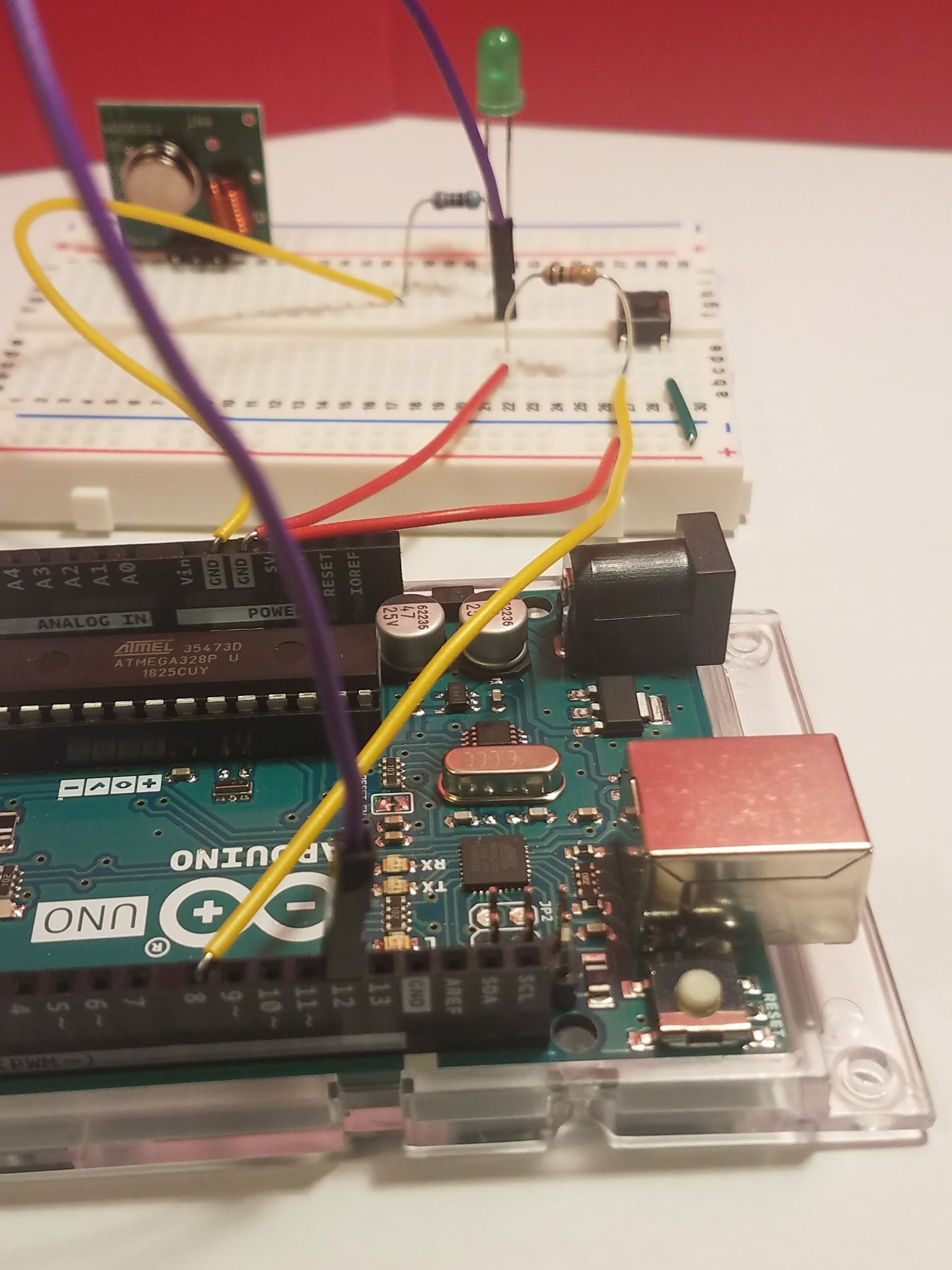 Personal One Way Radio Using Arduino Transmitter and Receiver Modules ...