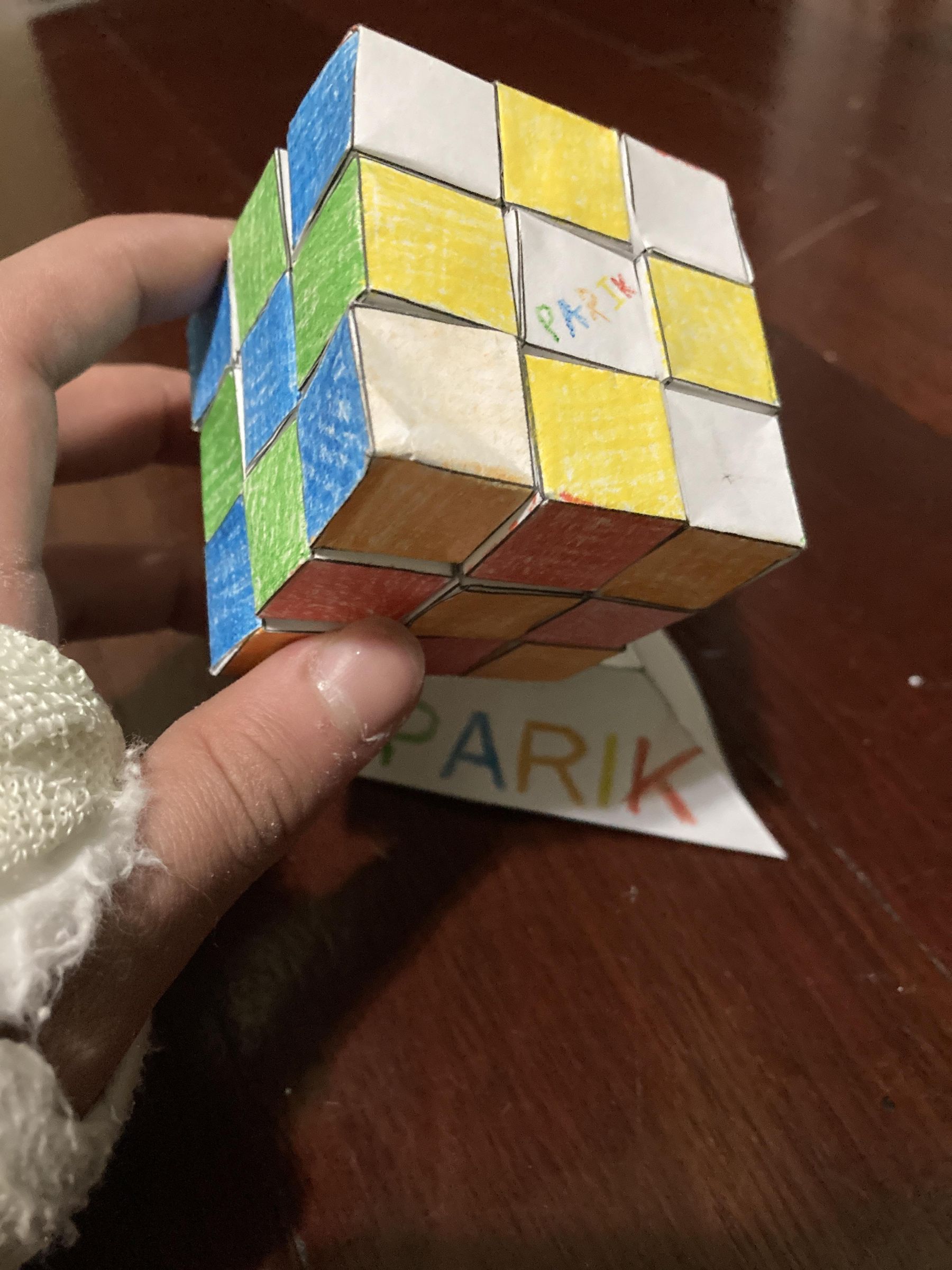 Functional Paper Rubik's Cube - Original & Minecraft : 11 Steps (with ...
