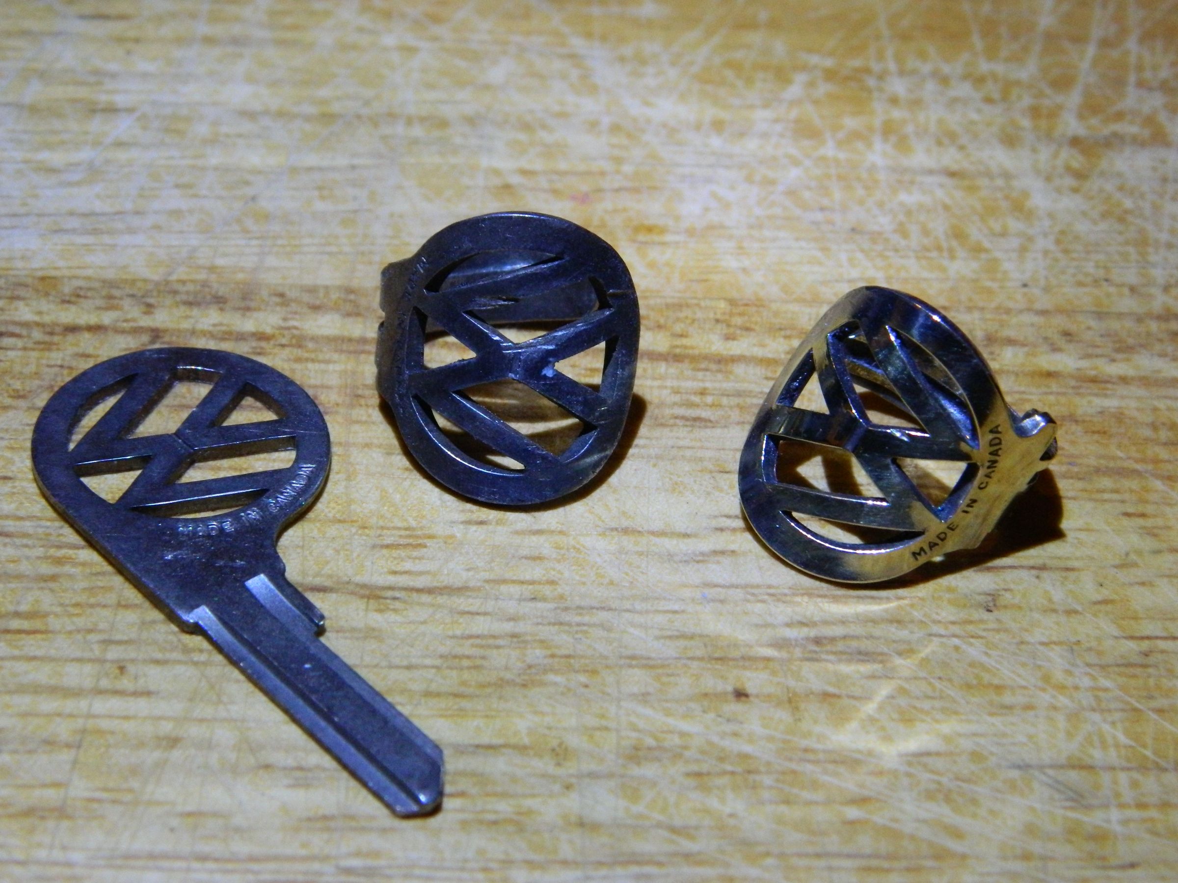 Volkswagen (VW) Ring From Old Key : 7 Steps (with Pictures) - Instructables