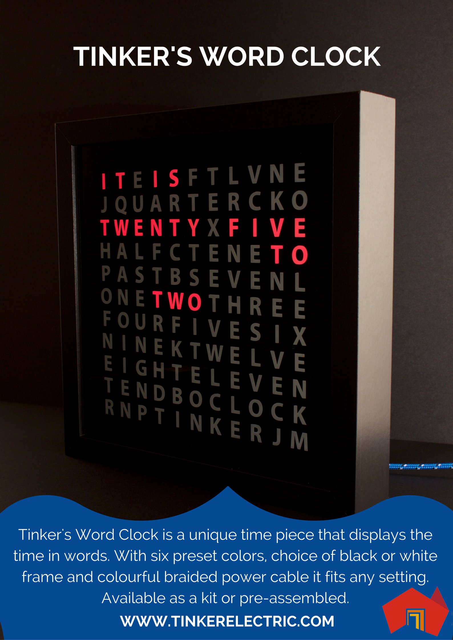 Aa Word Clock - REVISITED! NOW 110% More AWESOME (Clean and Easy to ...