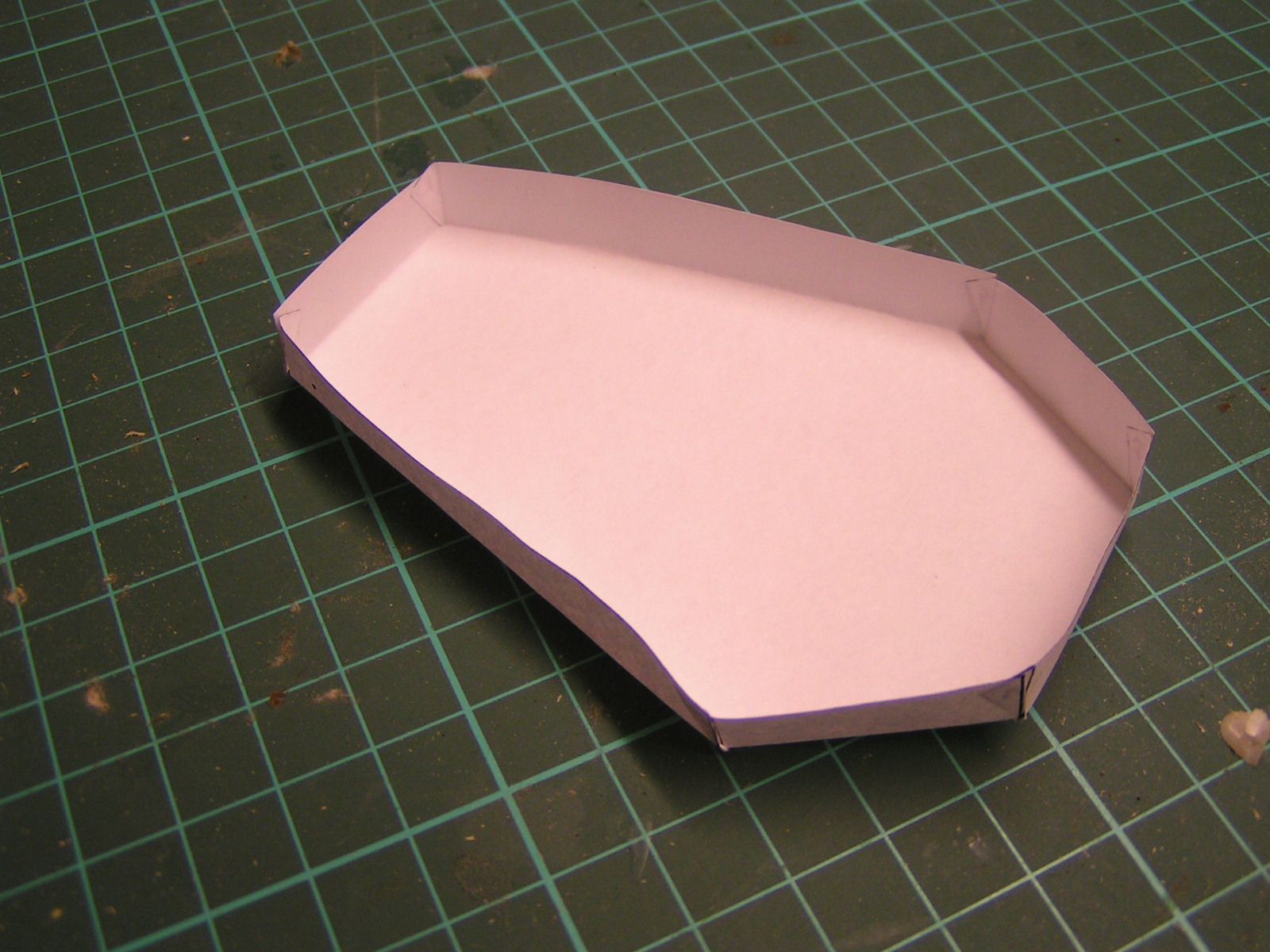 Small Papercraft Coffin and Headstone Desk Ornament. : 4 Steps ...