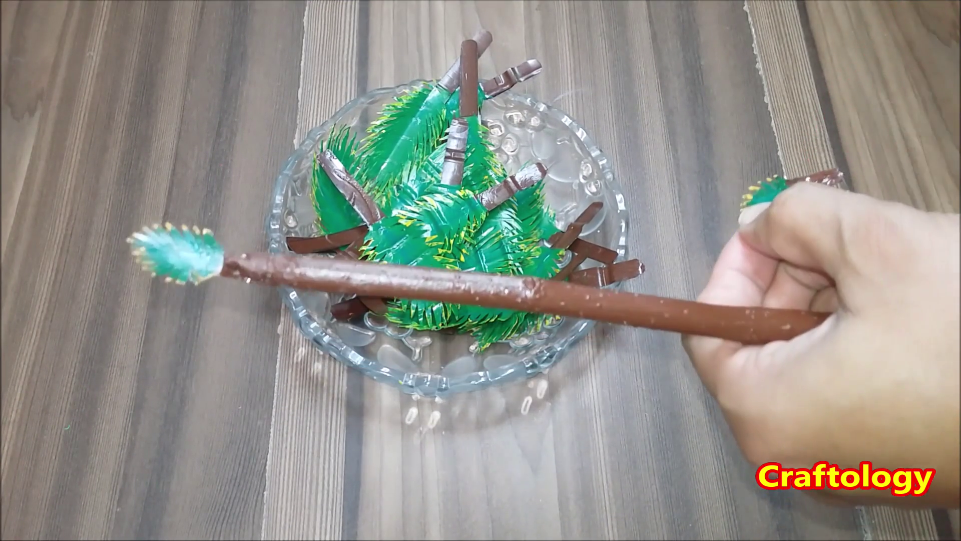 How to Make Artificial Tree From Plastic Bottle|DIY Tree From Wine ...