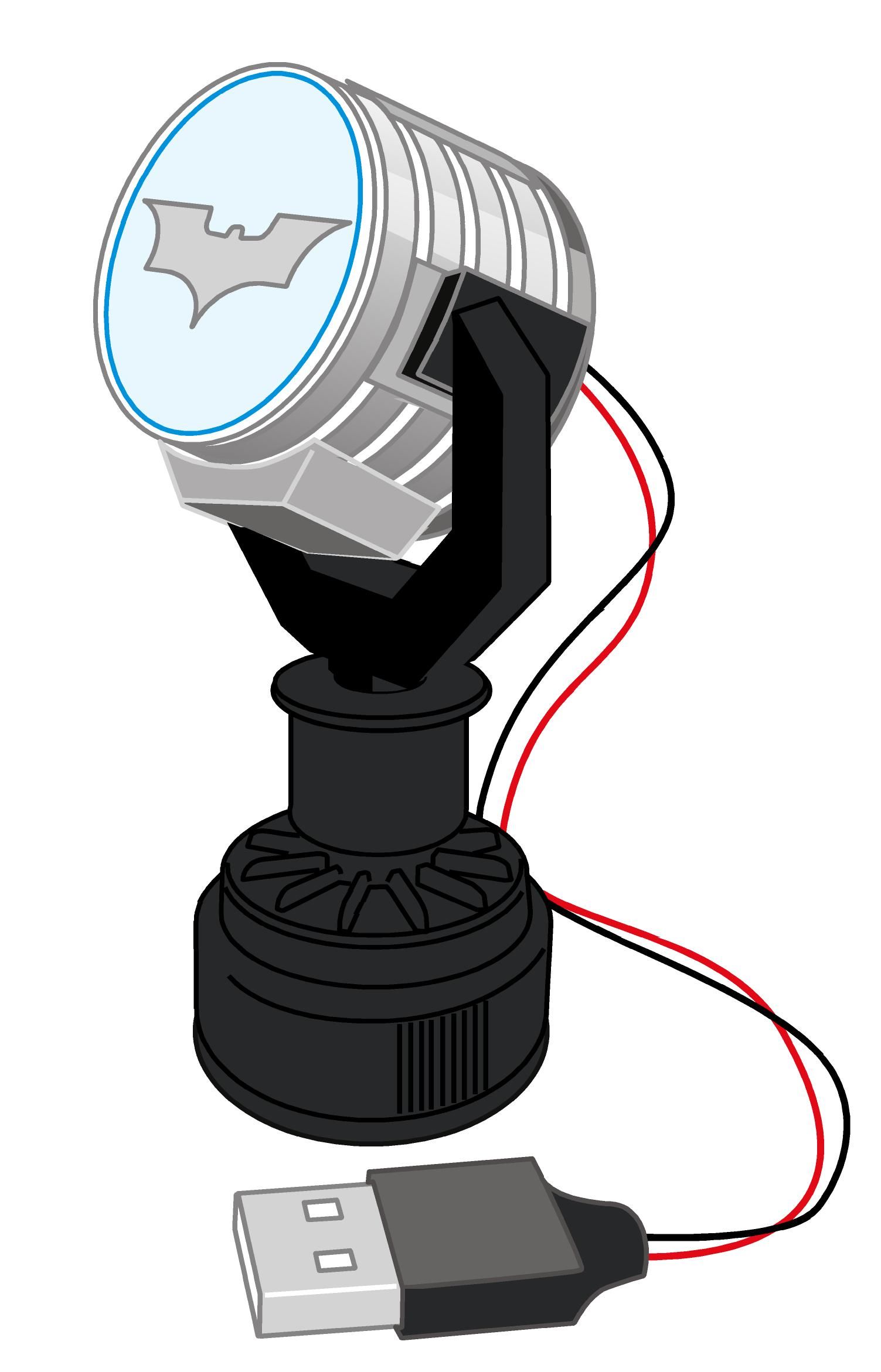 USB Batman Spotlight : 16 Steps (with Pictures) - Instructables
