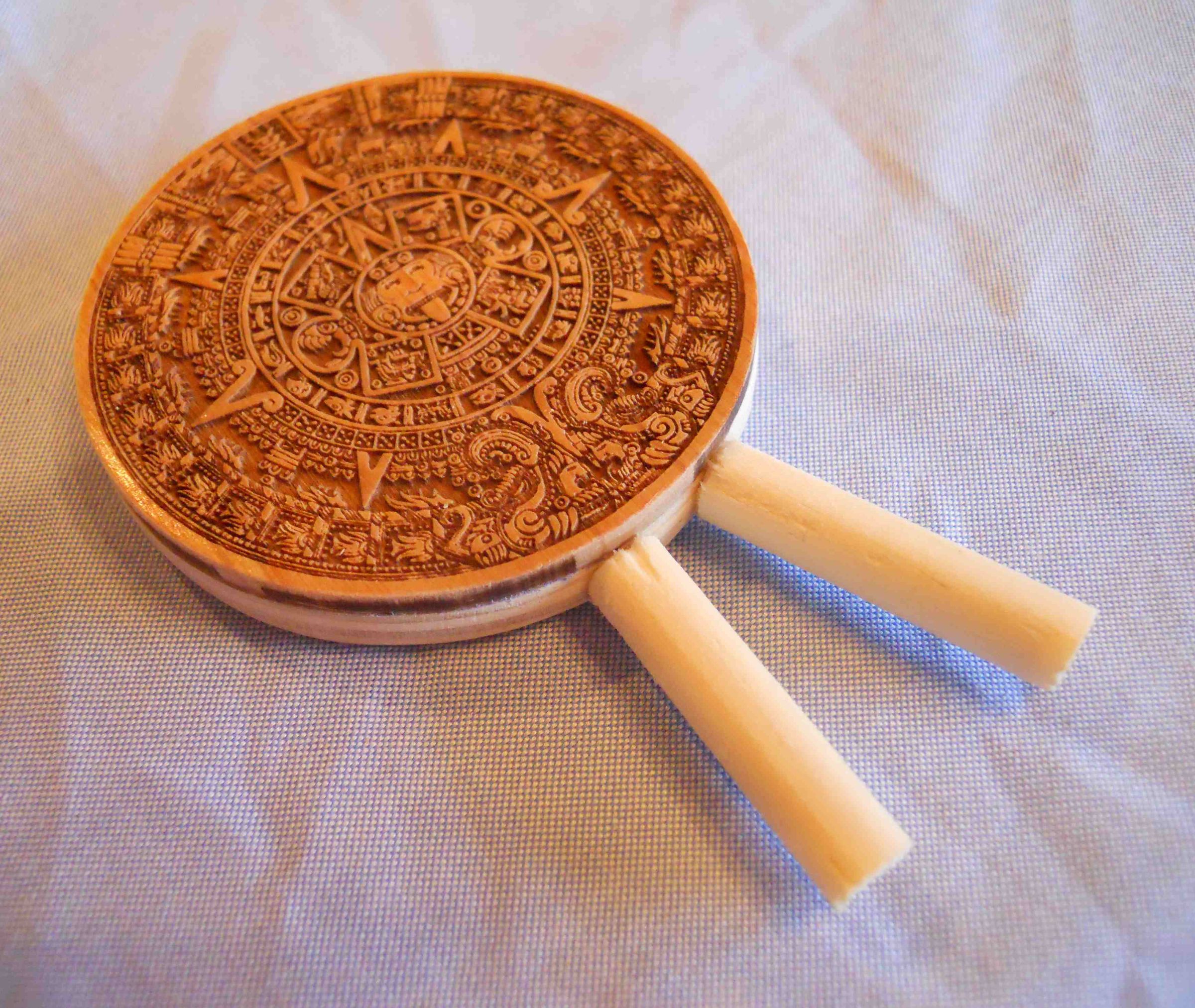 Aztec Pewter Coin From Laser Etched Template : 11 Steps (with Pictures ...