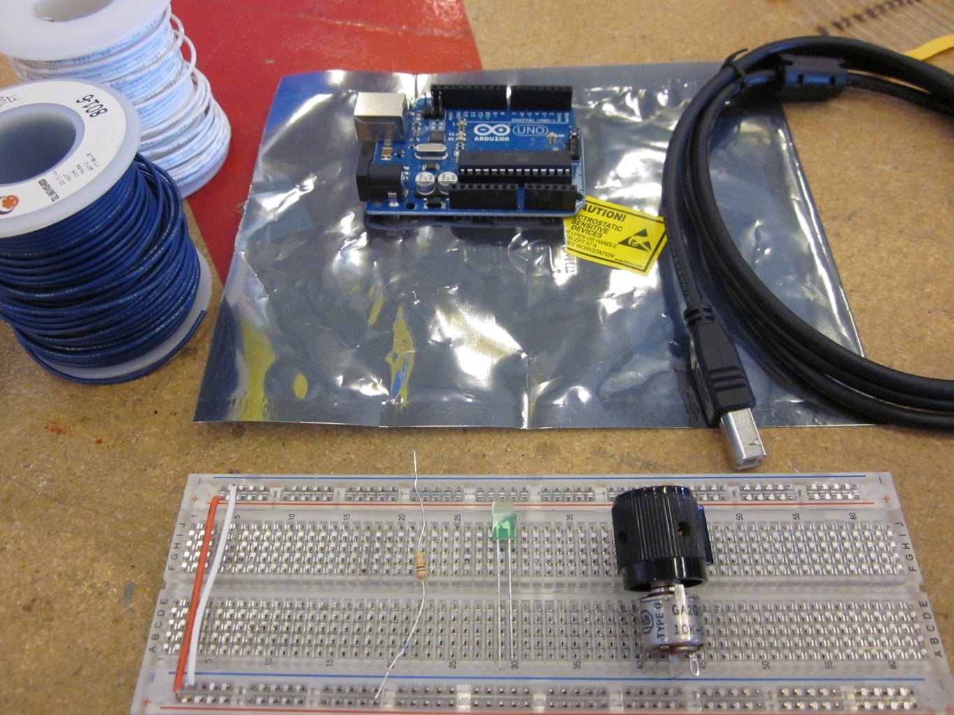 Arduino Basics Using Potentiometers I Made It At Techshop 3 Steps